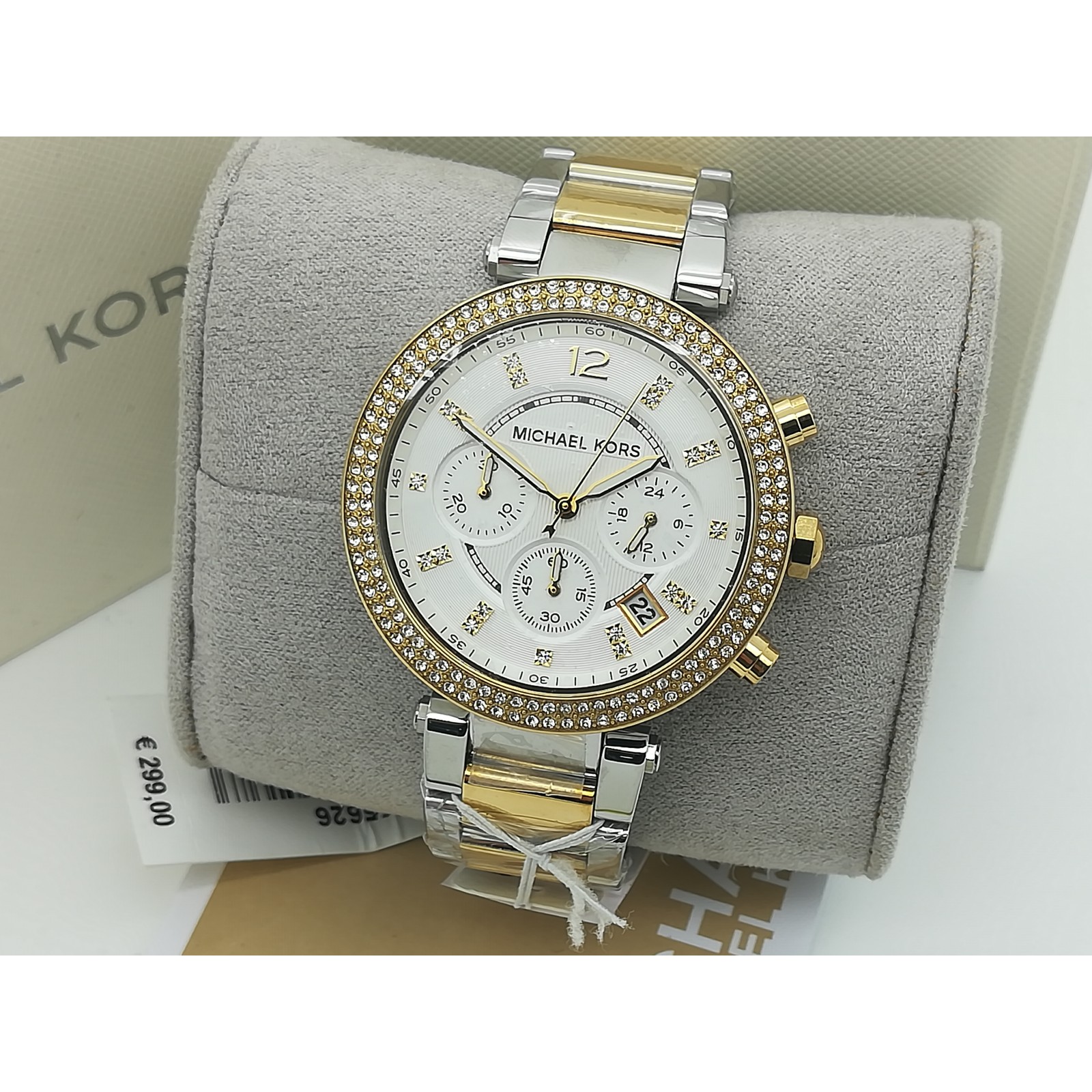 Reloj Michael Kors MK5626 Cronógrafo Cuarzo Acero Inoxidable Nuevo