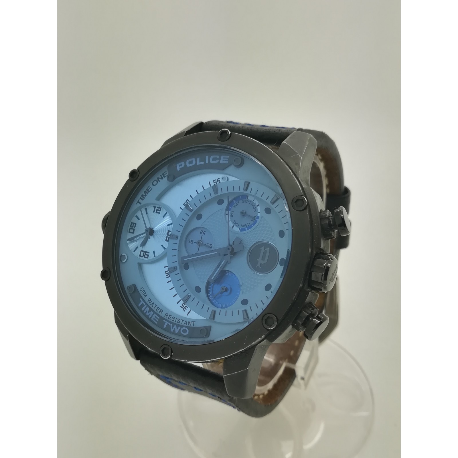 Reloj Police Dual Time 14536J de cuarzo para hombre