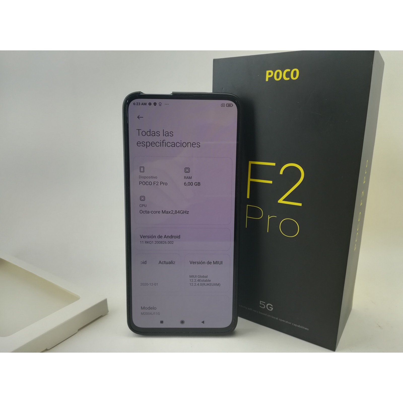 Smartphone Xiaomi POCO F2 PRO 6Gb 128Gb Azul Completo de segunda mano