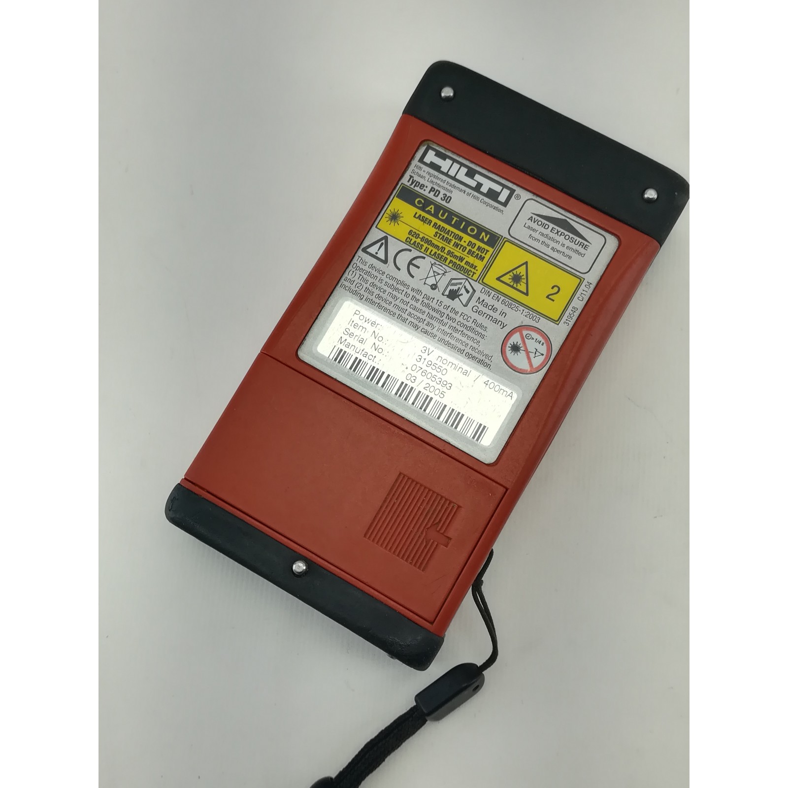 HILTI PD-30 Medidor De Distancia Láser de segunda mano