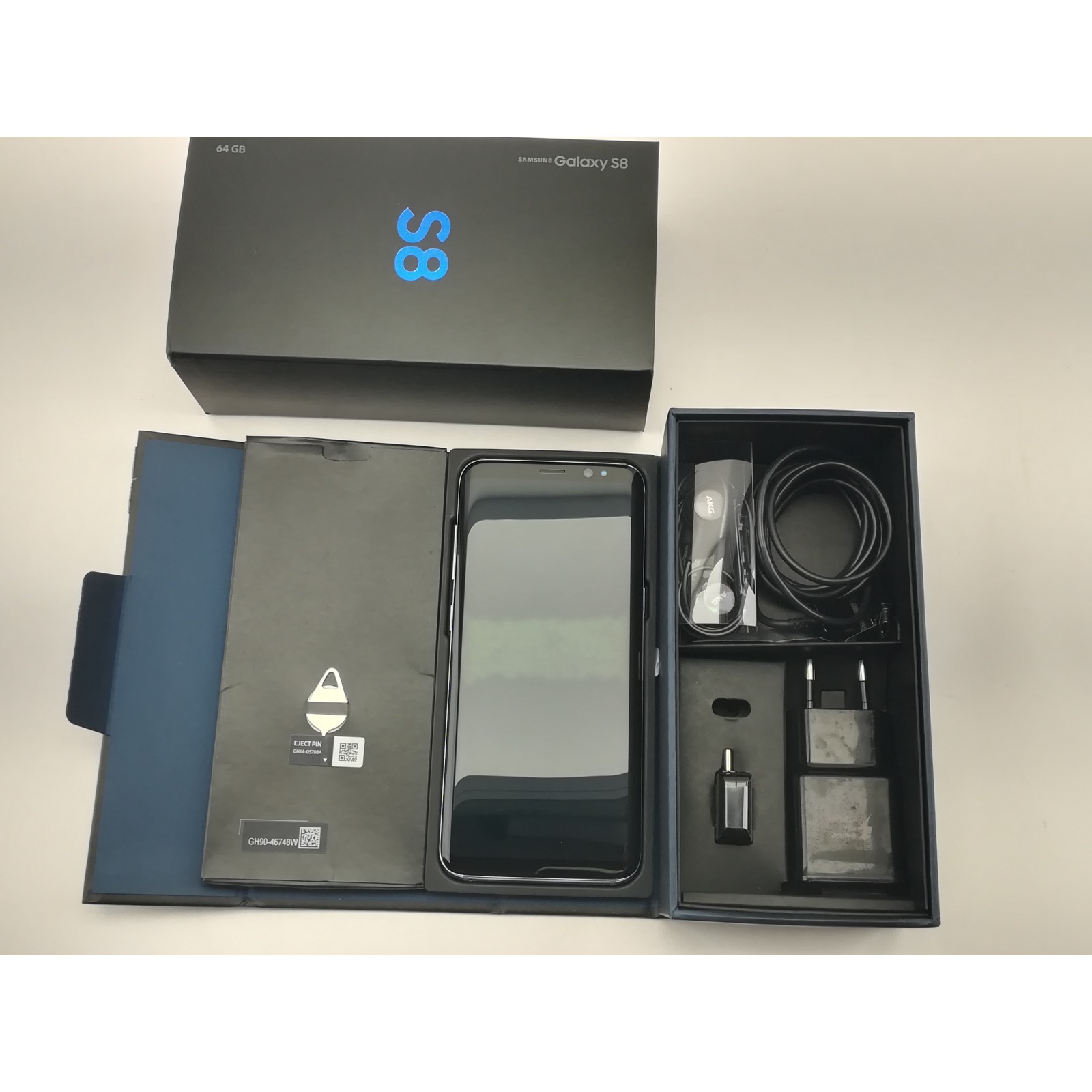 Smartphone SAMSUNG Galaxy S8 64GB SM-G950F con Caja y Auriculares