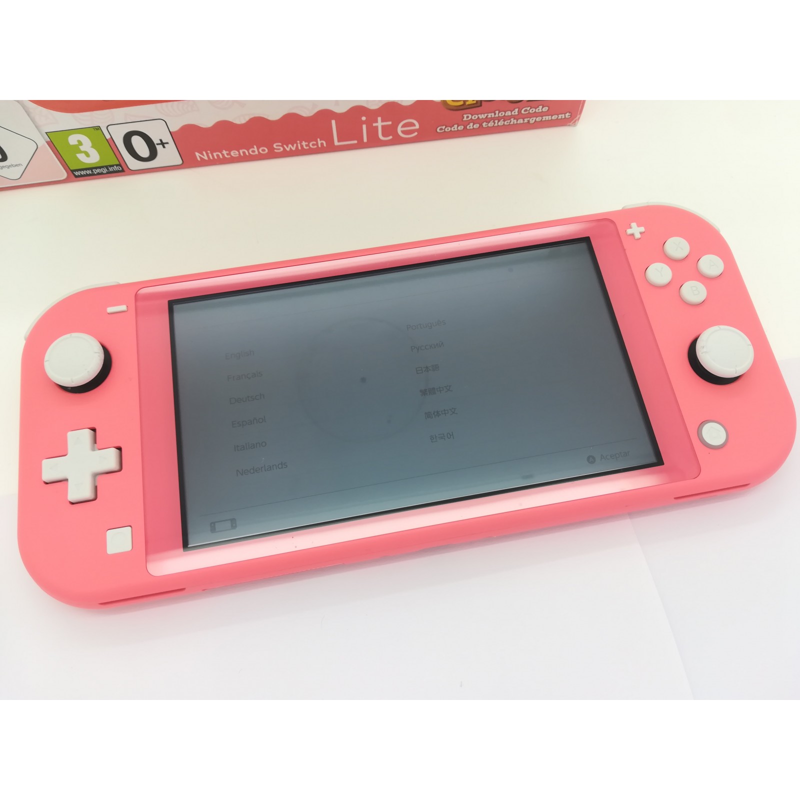 Consola Nintendo Switch Lite Coral Rosa 32Gb HDH-001 con Caja