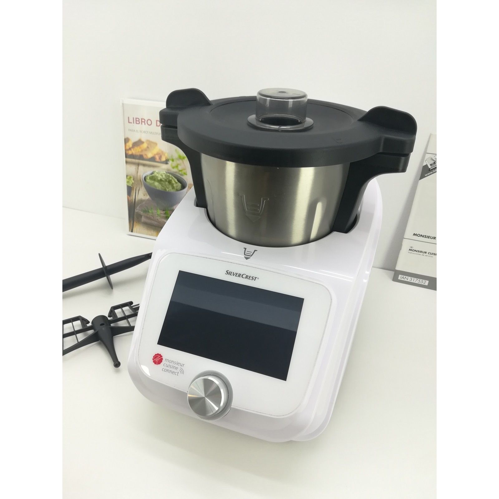 Robot de Cocina SILVERCREST Monsieur Cuisine Connect Táctic con Báscula ...