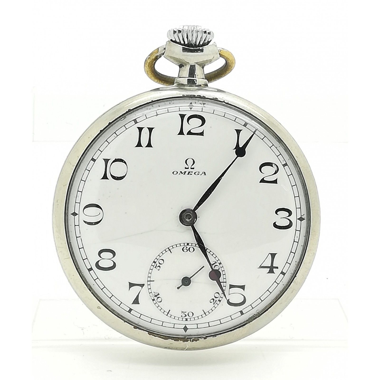 Reloj de bolsillo OMEGA Vintage Calibre: 40.6 LT 2.15 - Acero - de 1930 ...