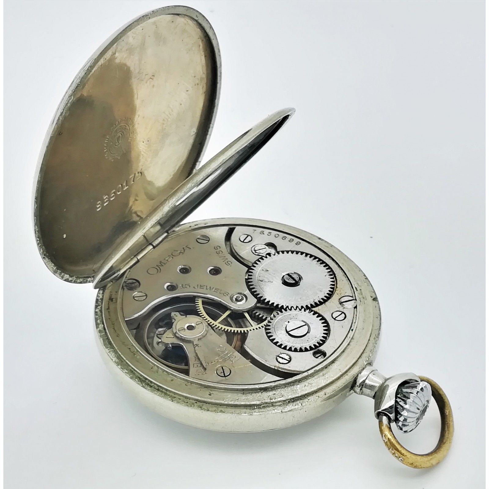 Reloj de bolsillo OMEGA Vintage Calibre: 40.6 LT 2.15 - Acero - de 1930 ...