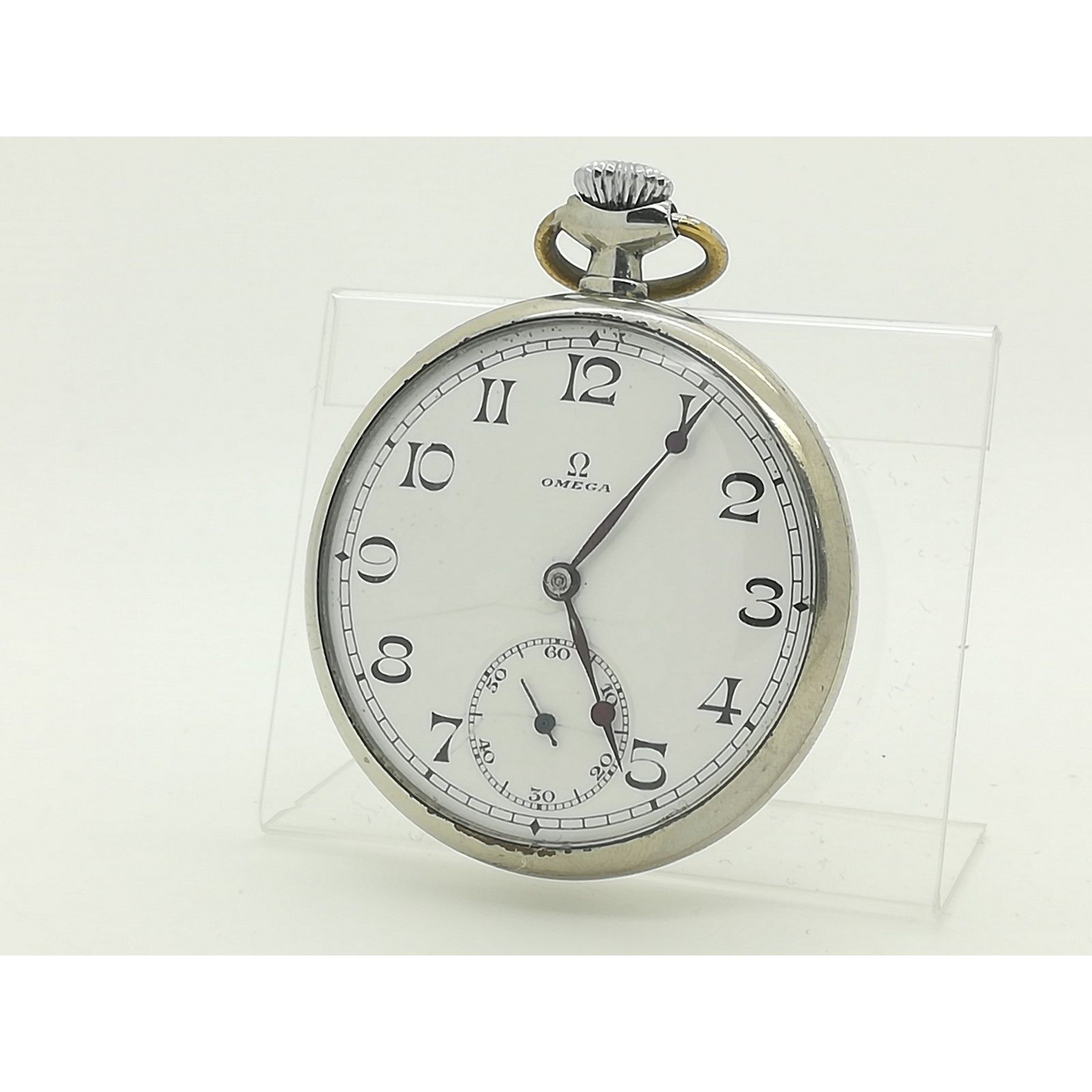 Reloj de bolsillo OMEGA Vintage Calibre: 40.6 LT 2.15 - Acero - de 1930 ...