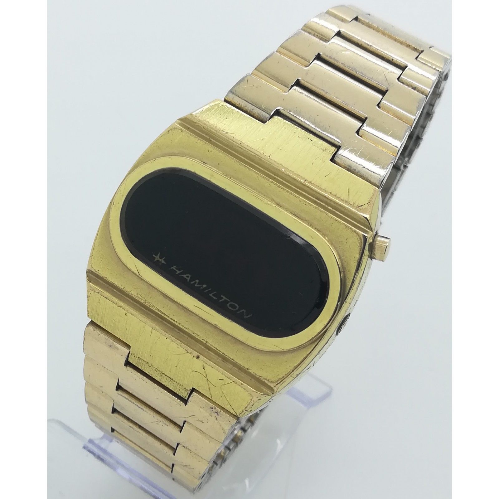 Reloj Digital HAMILTON LED Vintage Años 70's de segunda mano