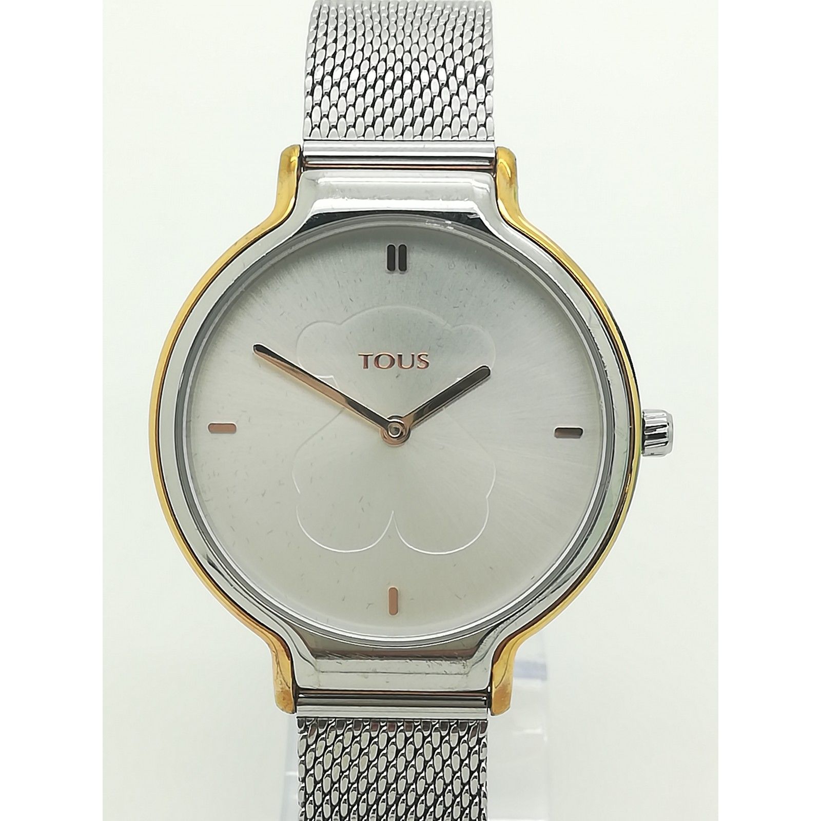 Reloj de Cuarzo TOUS Real Bear bicolor de acero/IP rosado 800350890 con ...