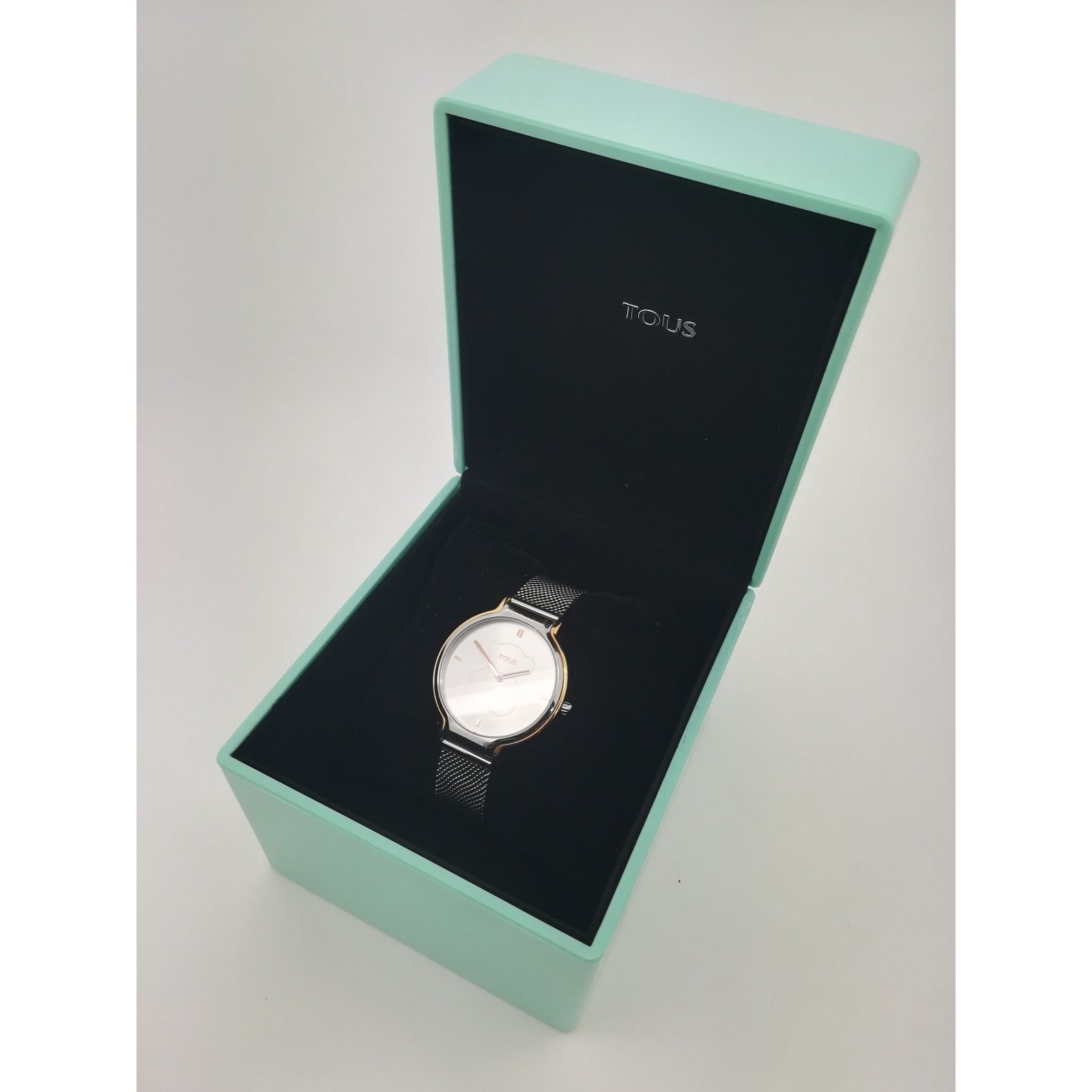 Reloj de Cuarzo TOUS Real Bear bicolor de acero/IP rosado 800350890 con ...