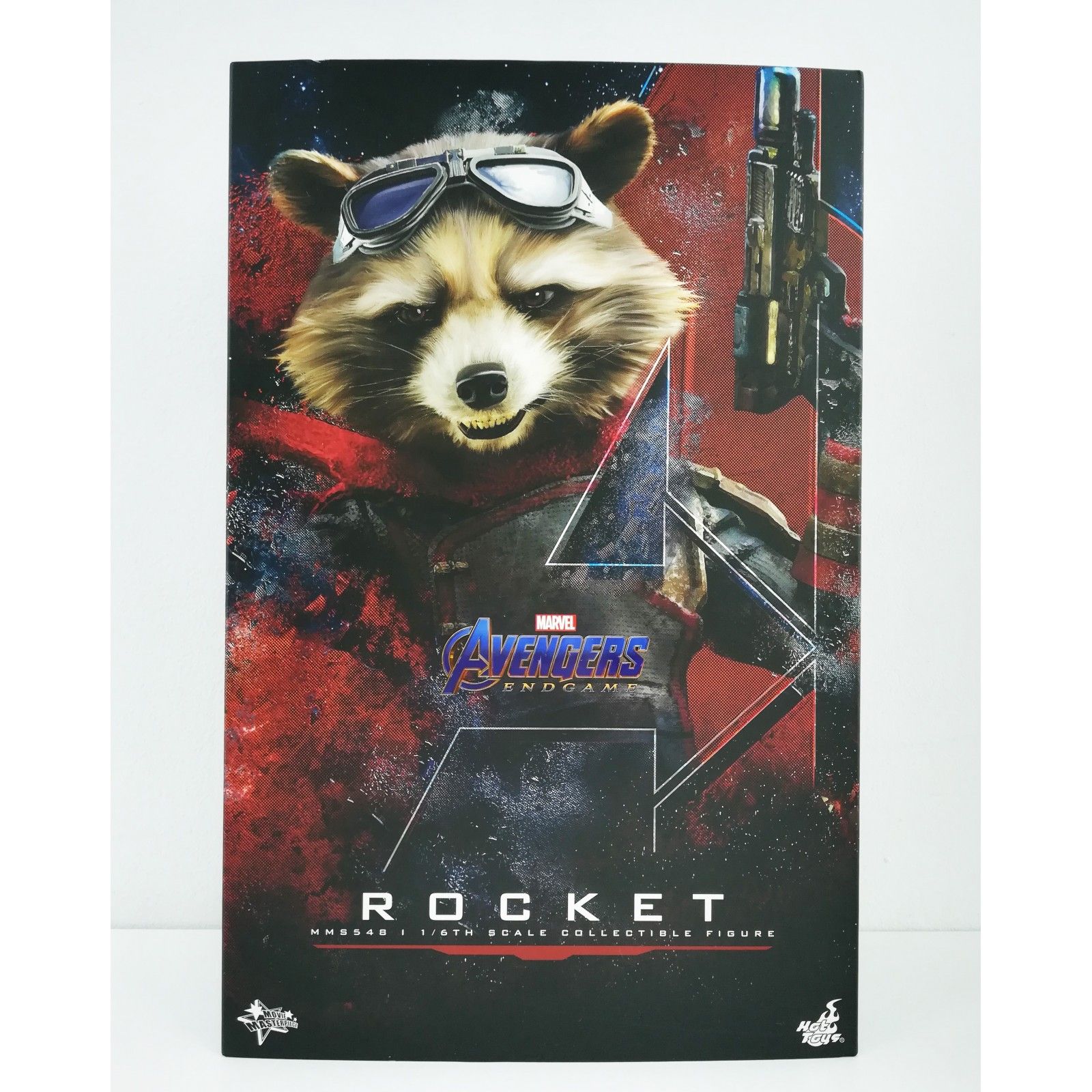 Marvel Avengers 4 Endgame ROCKET Raccoon 1:6 Scale Action Figure (Nuevo)
