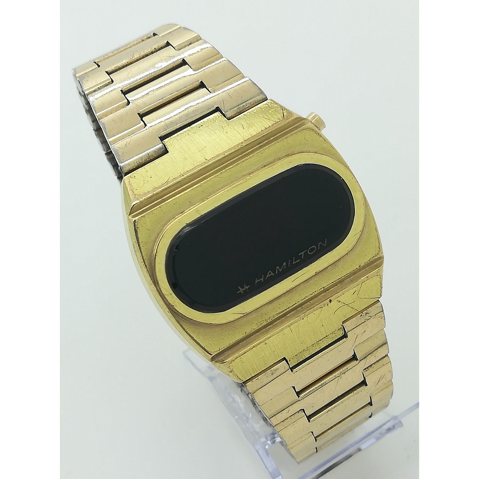 Reloj Digital HAMILTON LED Vintage Años 70's de segunda mano