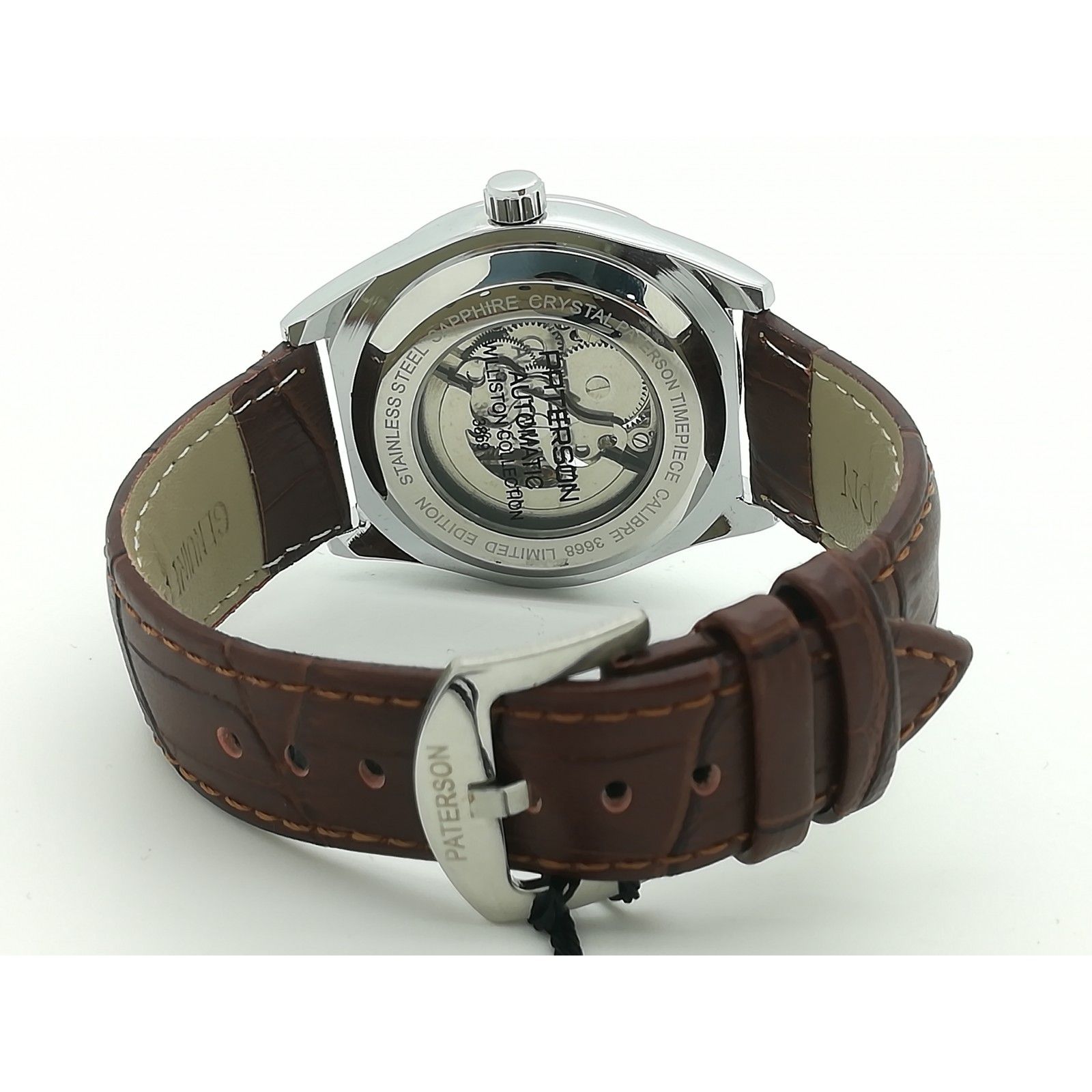 Reloj Automático PATERSON Skeleton 3668 LIMITED EDITION nuevo con etiquetas