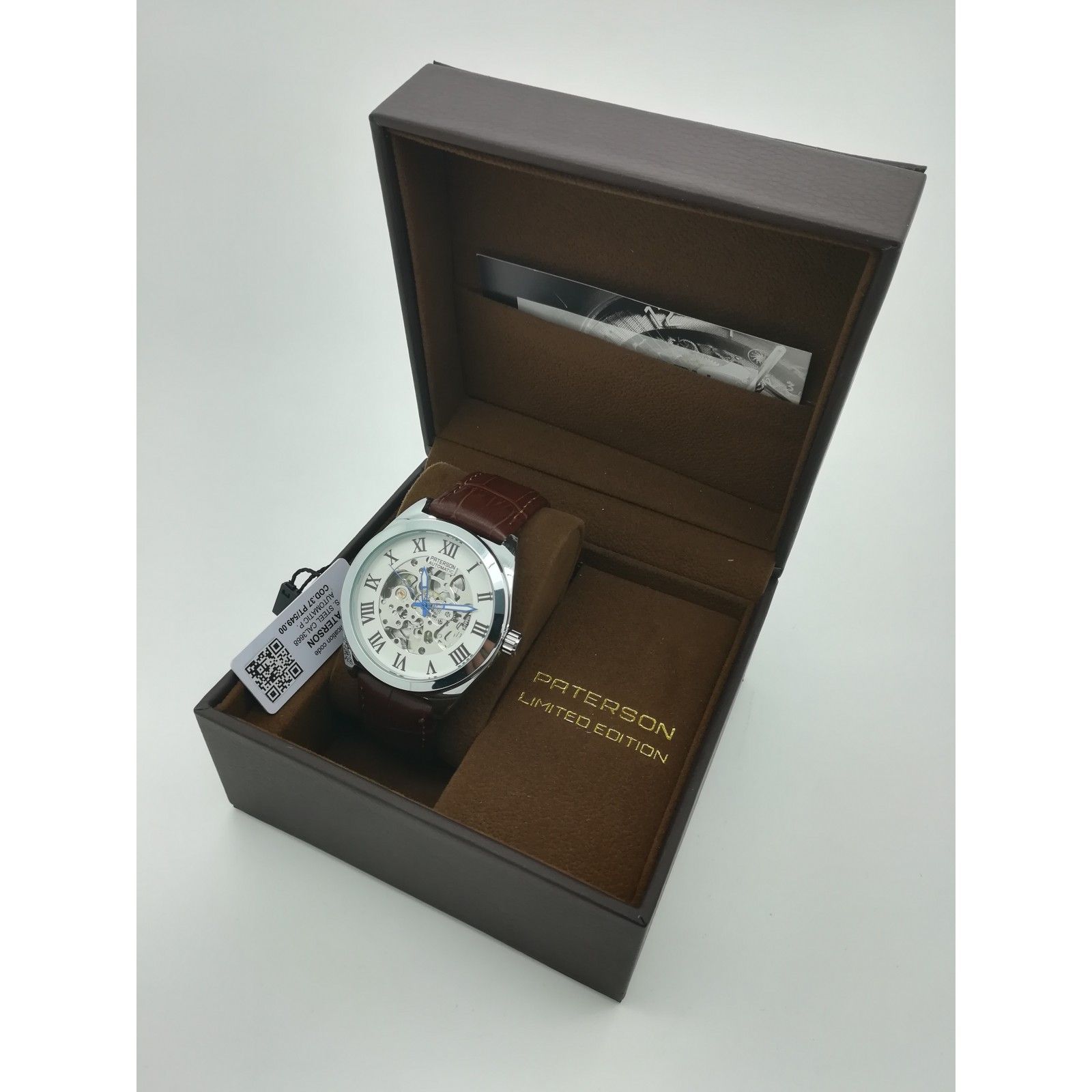 Reloj Automático PATERSON Skeleton 3668 LIMITED EDITION nuevo con etiquetas