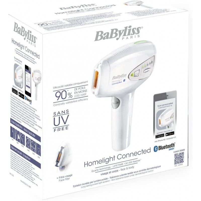 BABYLISS HOMELIGHT CONNECTED G940E DEPILACIÓN PERMANENTE IPL