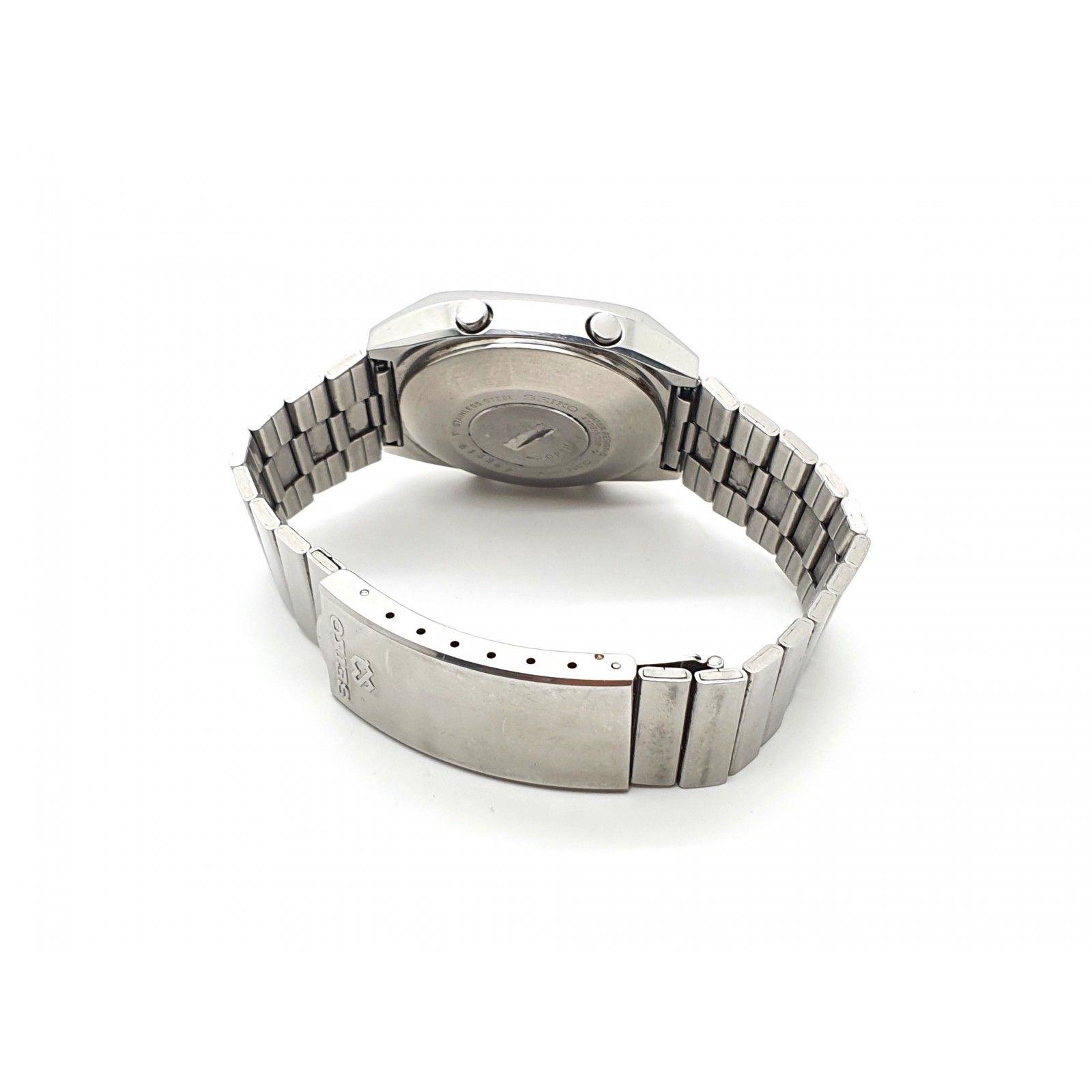 Reloj cuarzo SEIKO A128-5000 Vintage Chronograph Digital de segunda mano