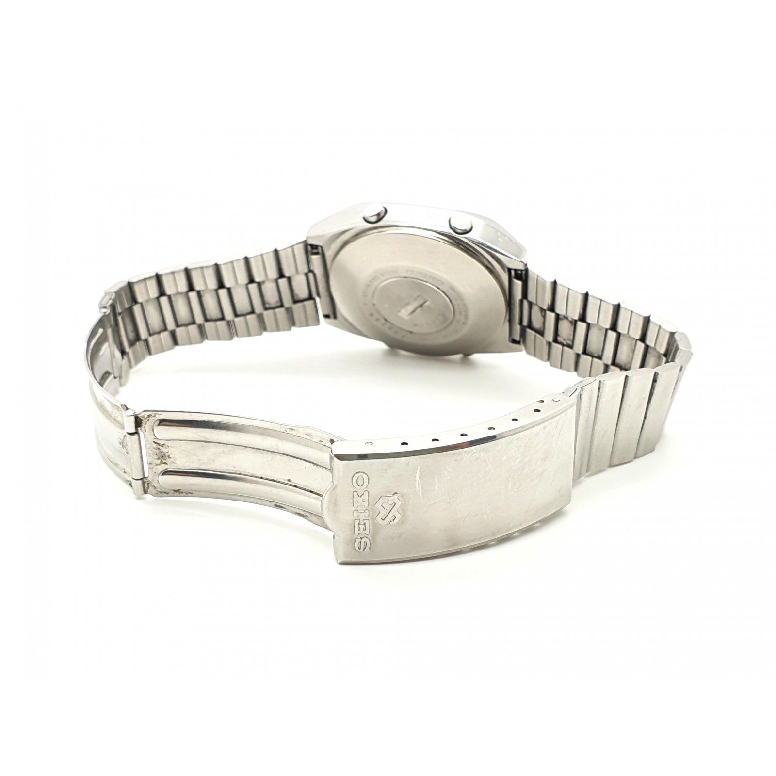 Reloj cuarzo SEIKO A128-5000 Vintage Chronograph Digital de segunda mano