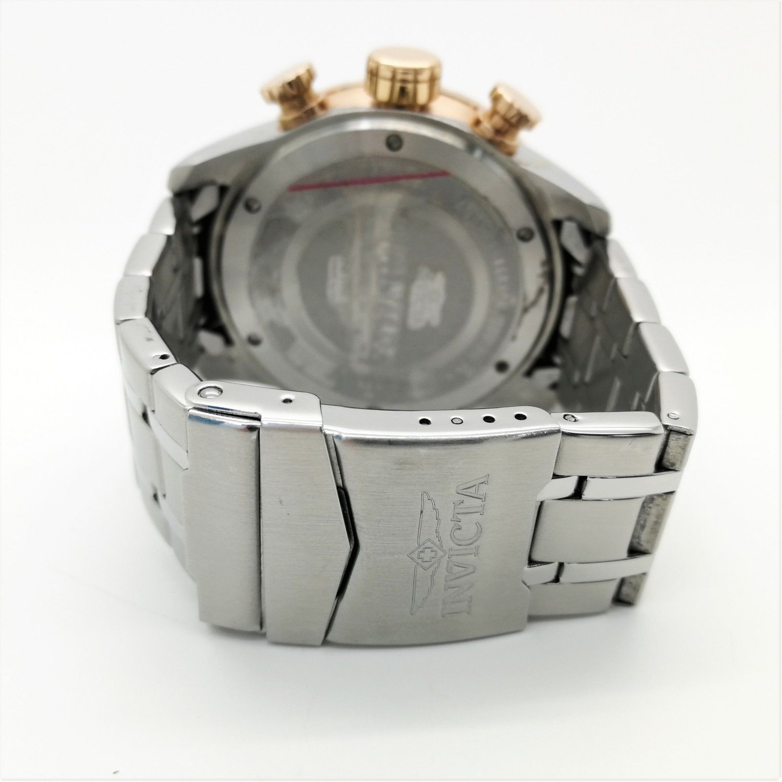 Reloj cuarzo INVICTA Aviator 17203 Chronograph Dial azul 100M de ...