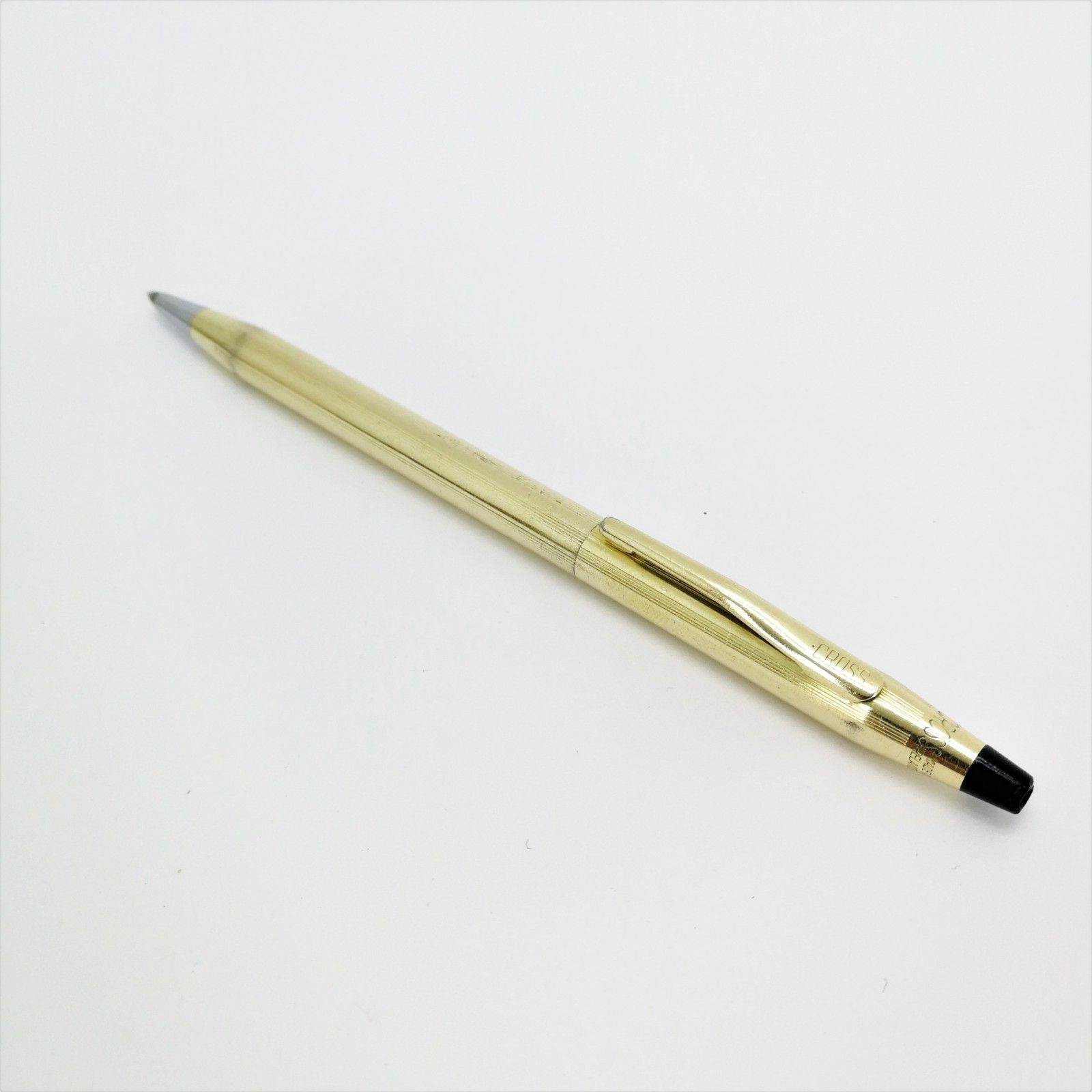 Bolígrafo CROSS Century Clásico con plaqué de oro de 12 K. con estuche ...