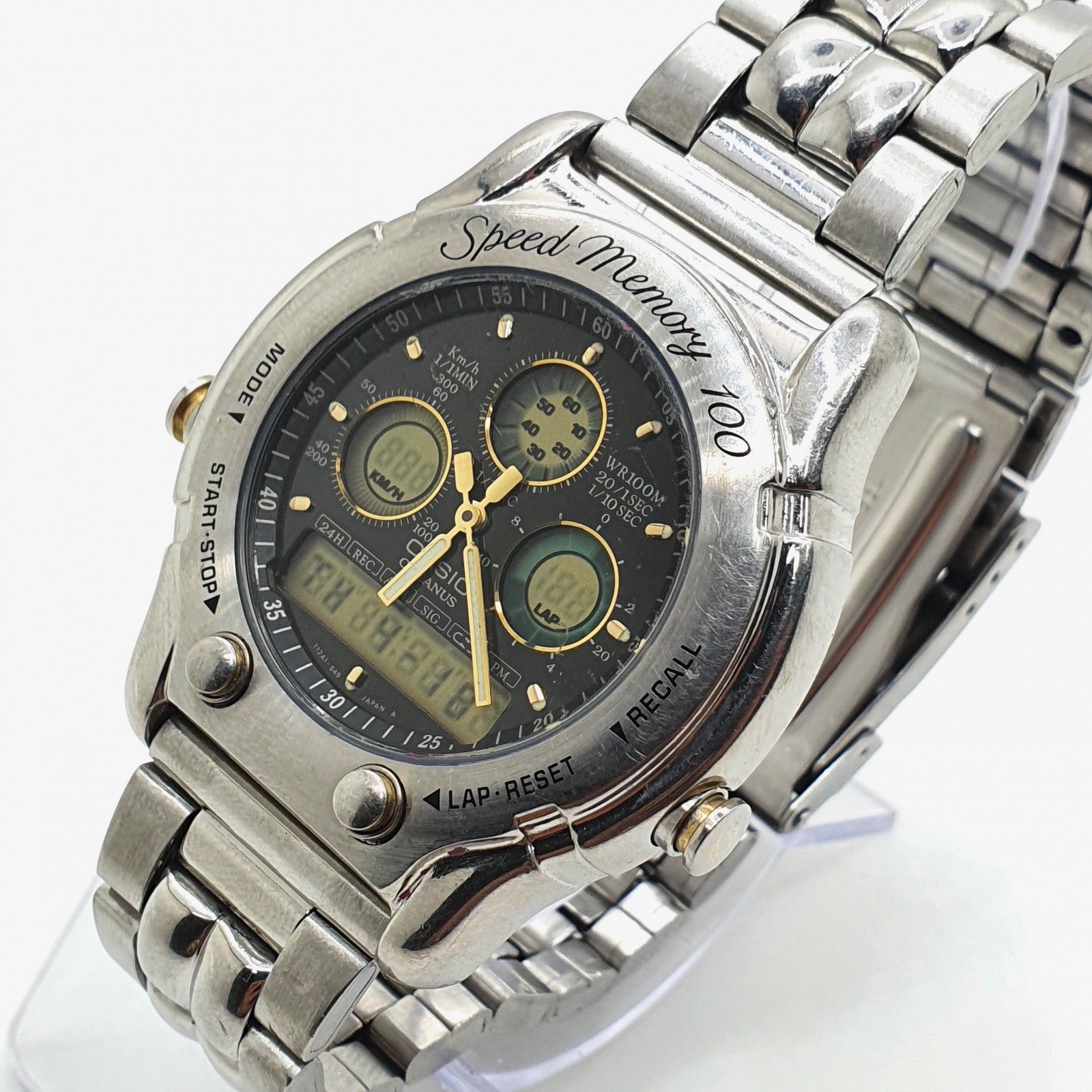 Reloj de cuarzo CASIO OCEANUS AW-503 Speed Memory 100 Ed.Rara 41mm ...