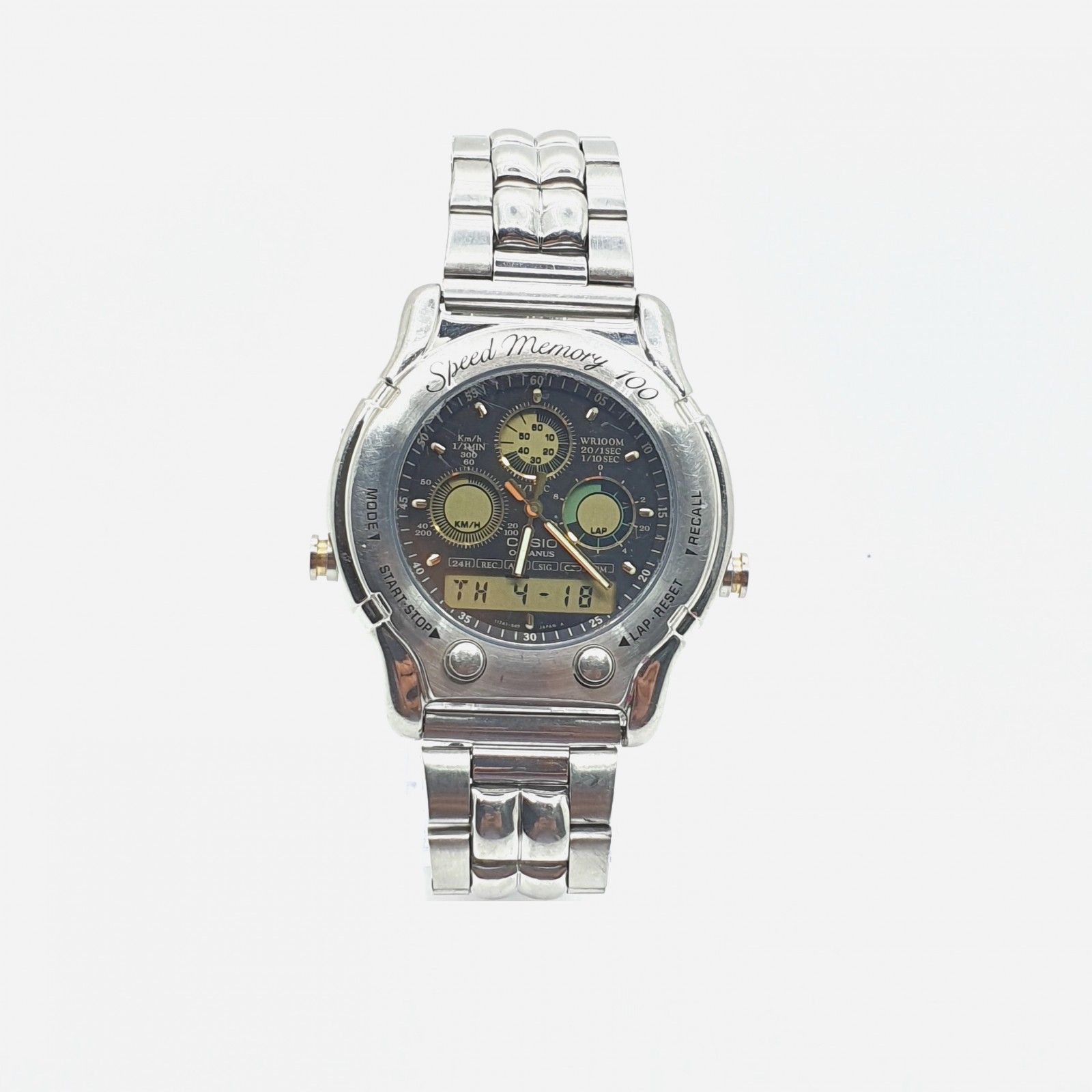 Reloj de cuarzo CASIO OCEANUS AW-503 Speed Memory 100 Ed.Rara 41mm ...