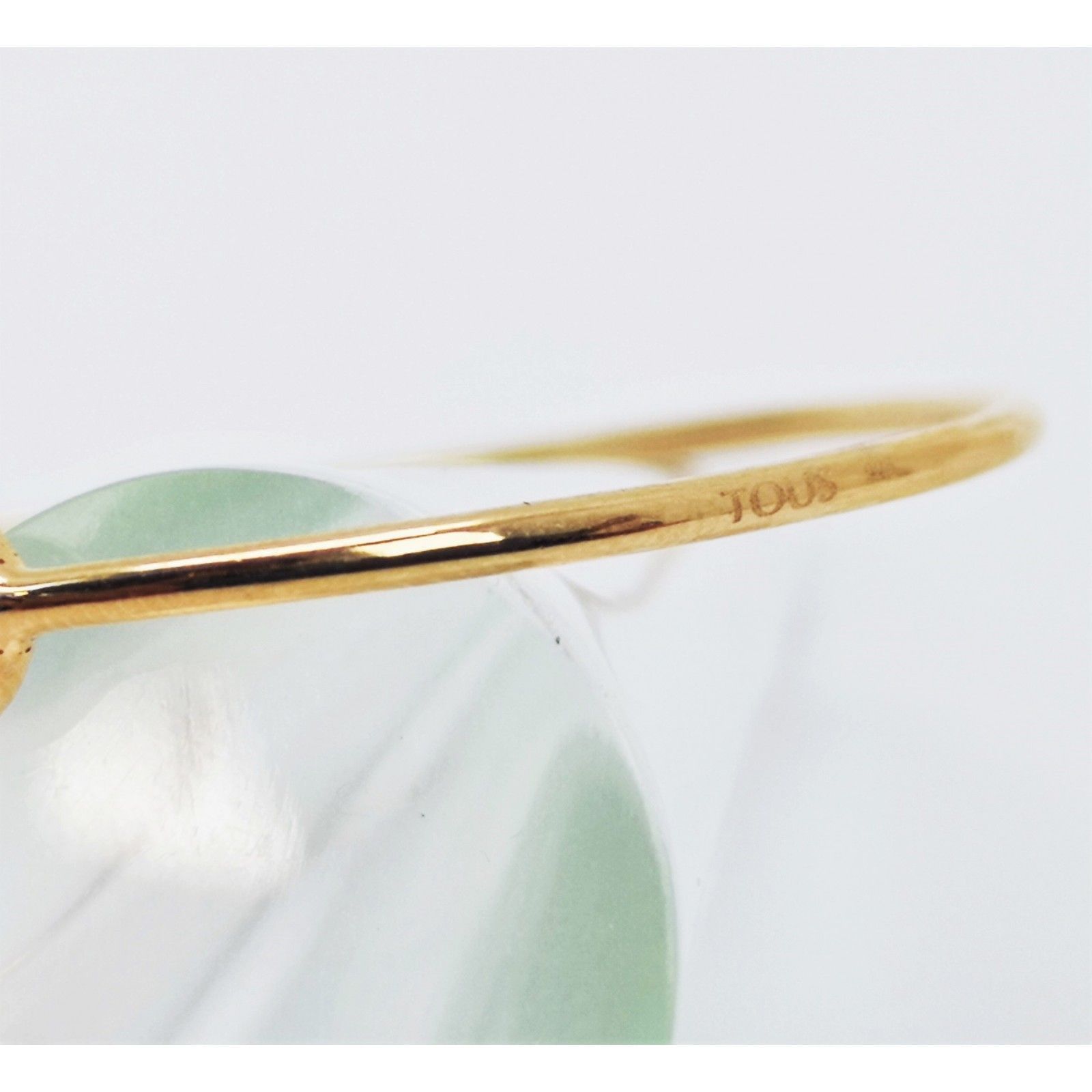 Pulsera TOUS Luna colección Eugenia en plata vermeil con cuarzo rosa y ...