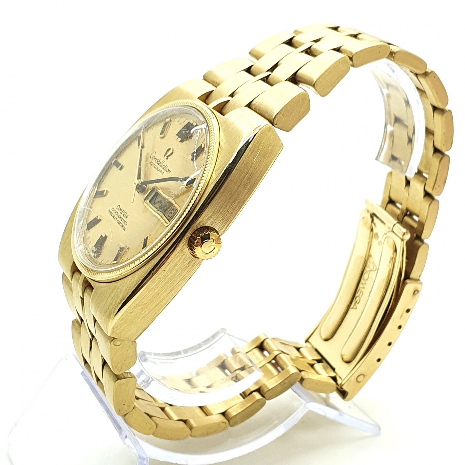 Reloj automático Omega Constellation de Oro 18KT 151GR para caballero ...