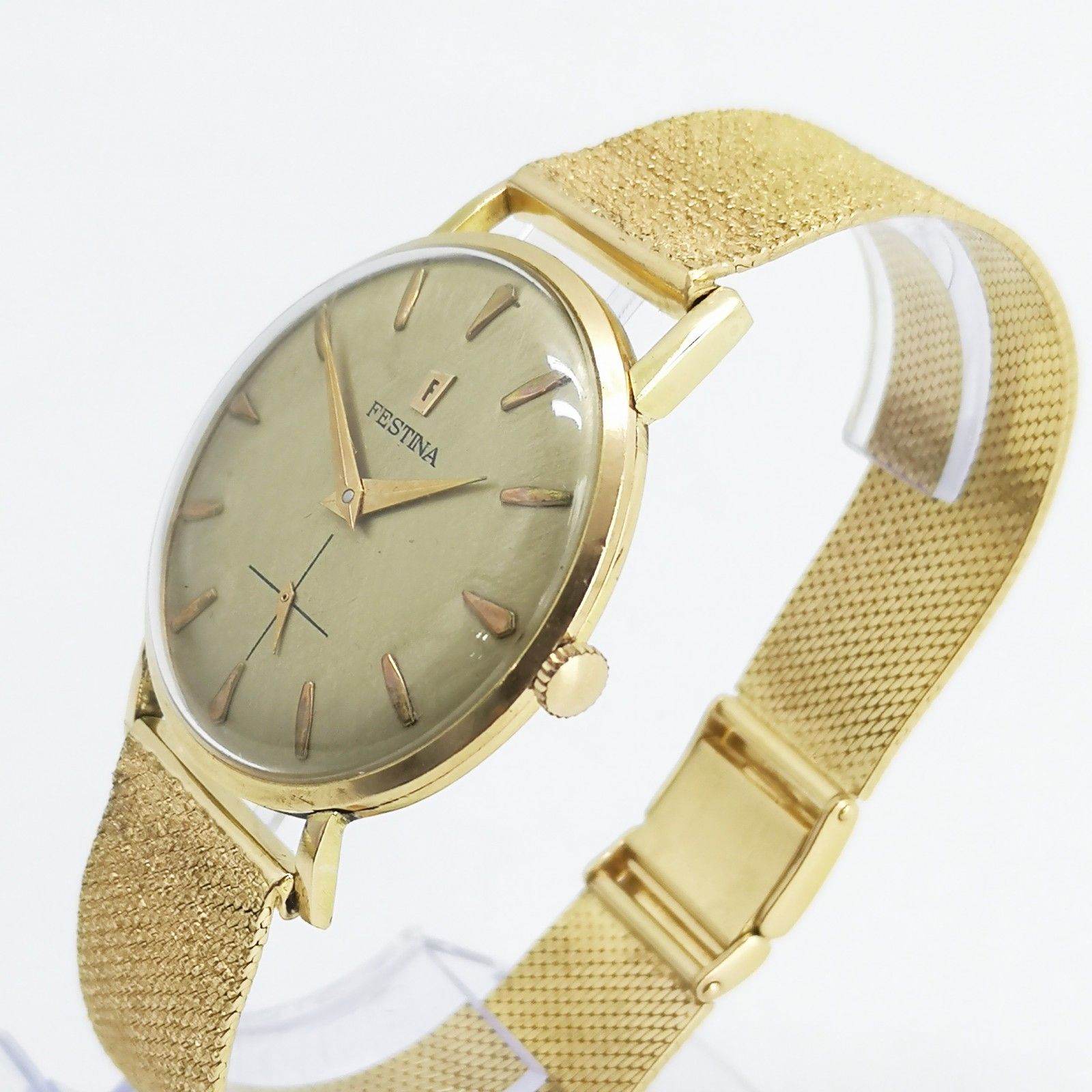 Reloj de ORO 18k FESTINA Cuerda manual Peso 50.5gr de segunda mano en ...
