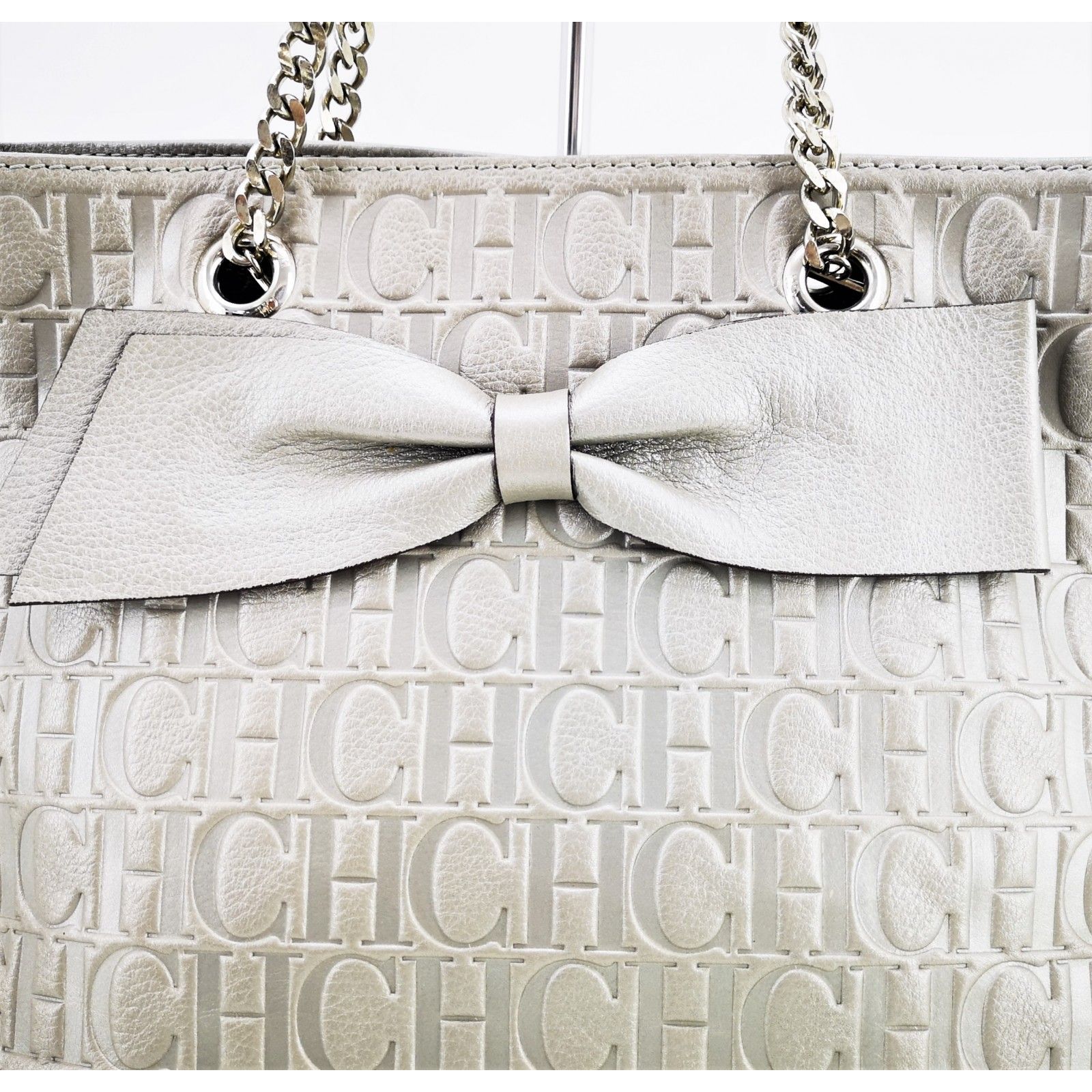 Bolso CAROLINA HERRERA Audrey de piel con funda guardapolvos