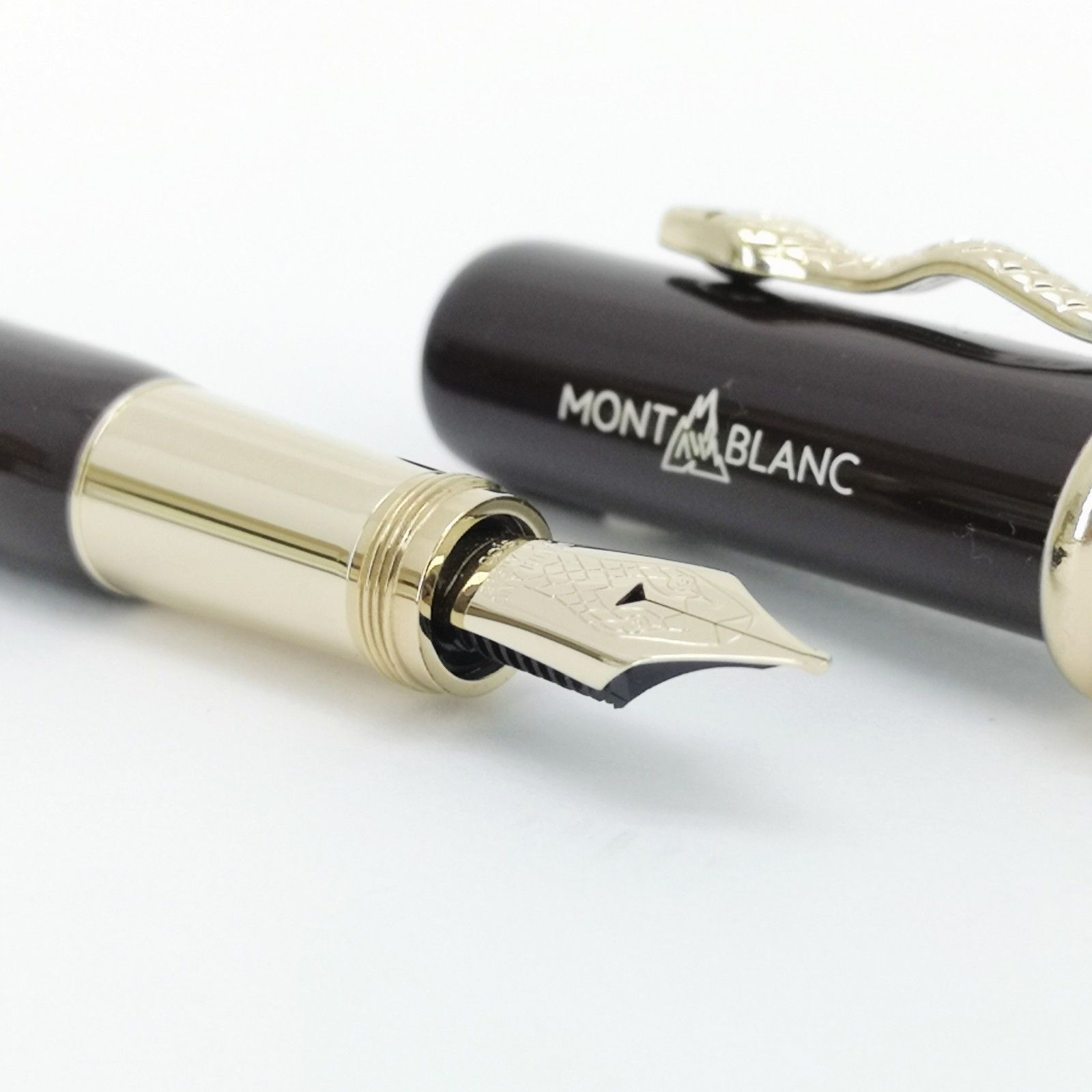 Pluma estilográfica MONTBLANC Heritage Rouge & Noir Tropic Brown ...