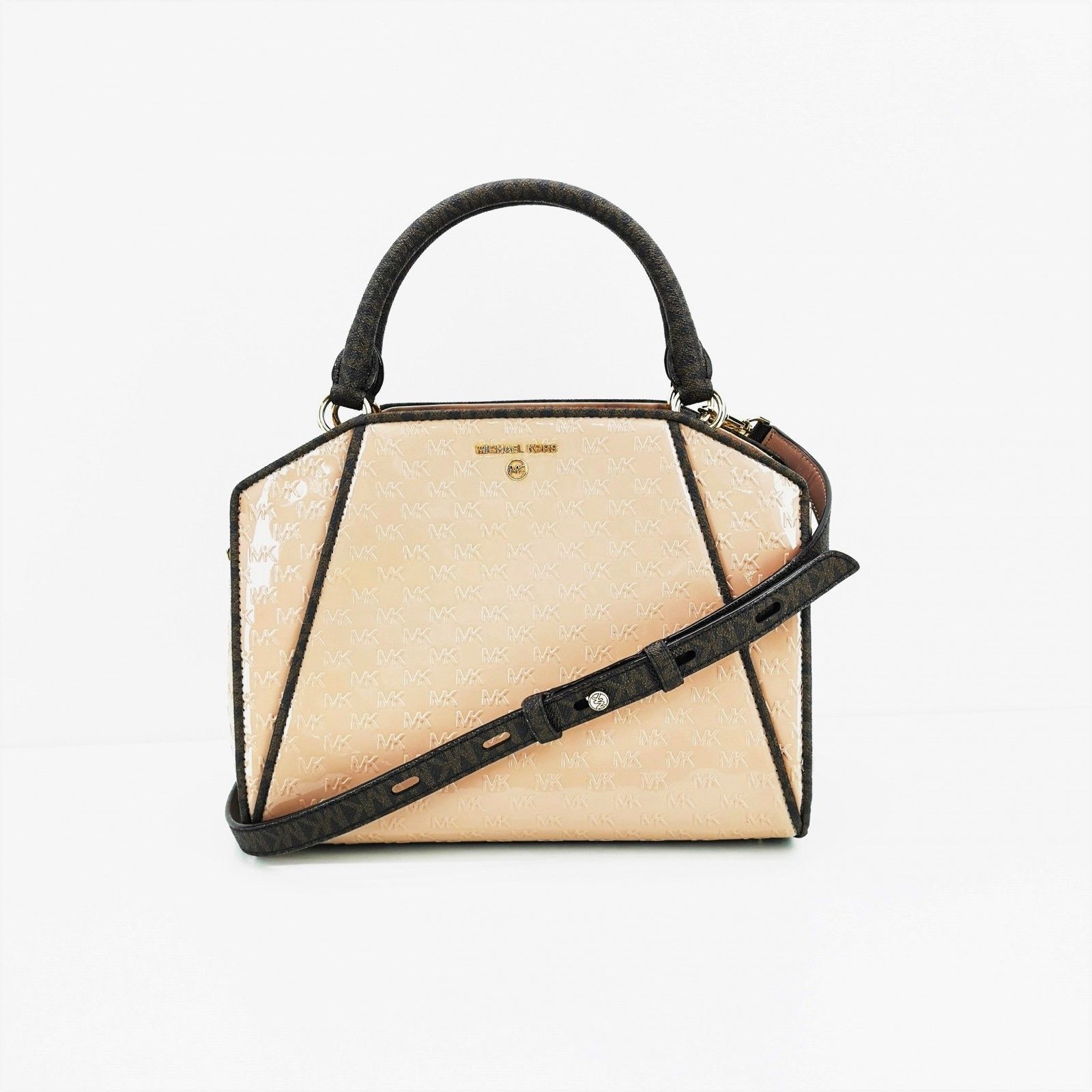 Bolso MICHAEL KORS Cleo en Charol y lona con funda guardapolvos
