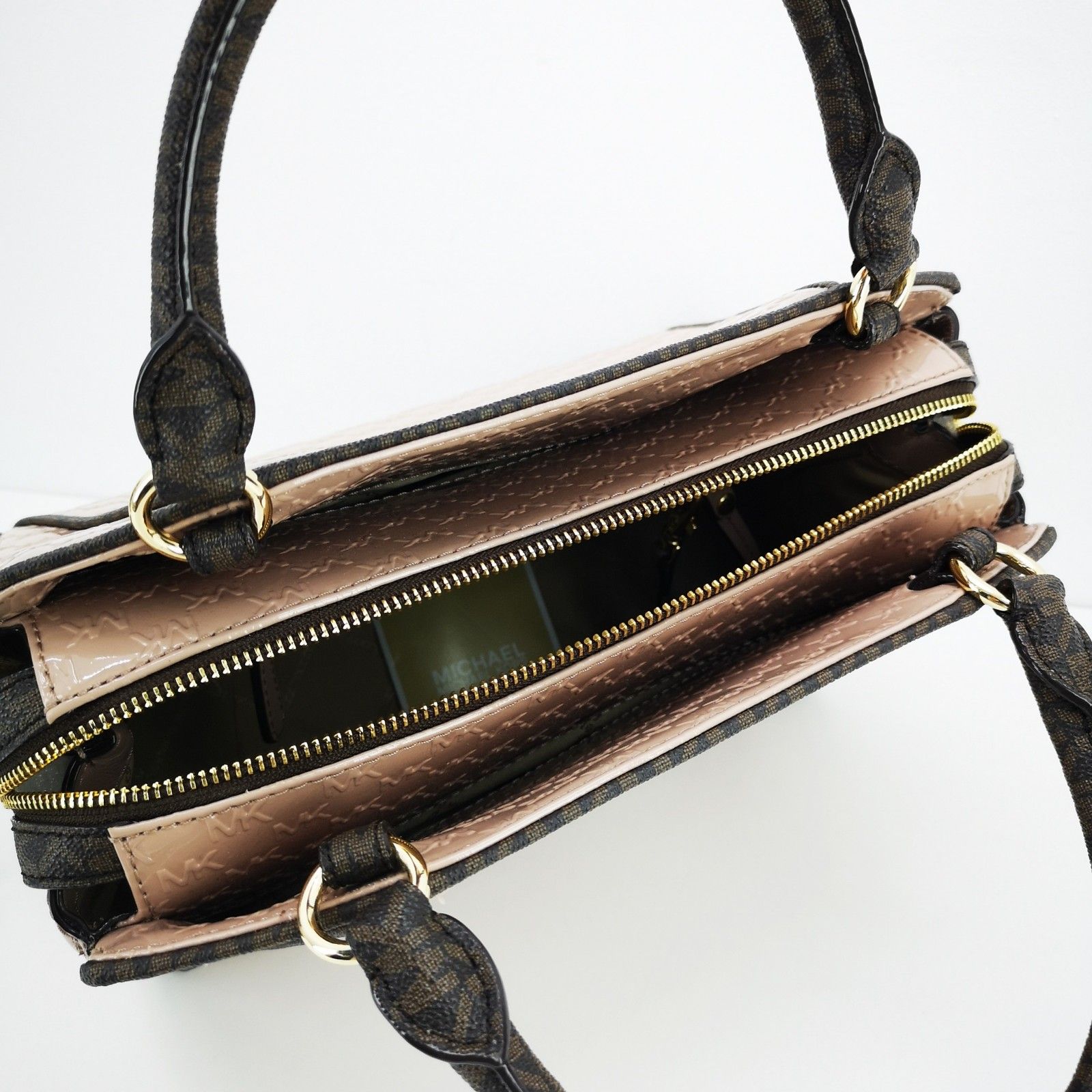 Bolso MICHAEL KORS Cleo en Charol y lona con funda guardapolvos