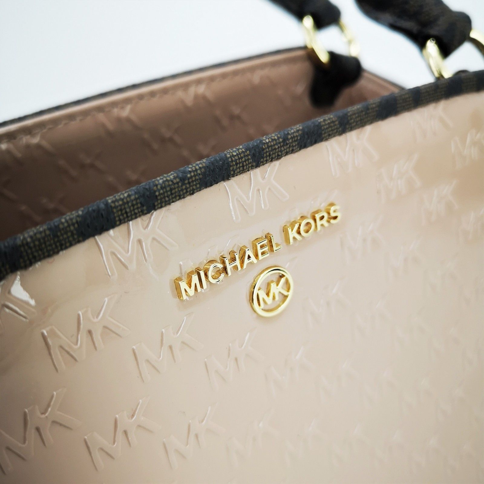 Bolso MICHAEL KORS Cleo en Charol y lona con funda guardapolvos