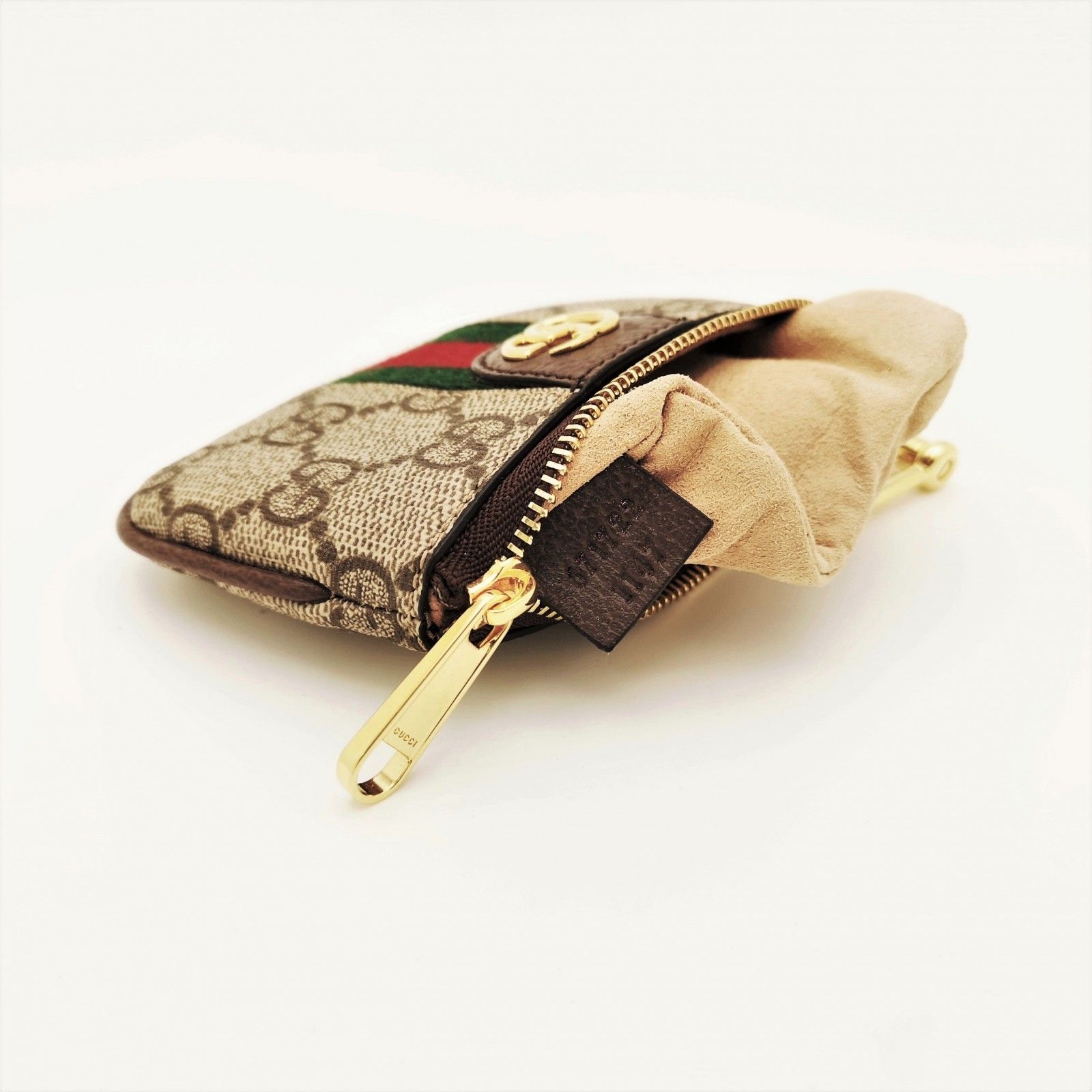 Monedero o Funda para llaves GUCCI Ophidia de lona GG Supreme y piel de ...