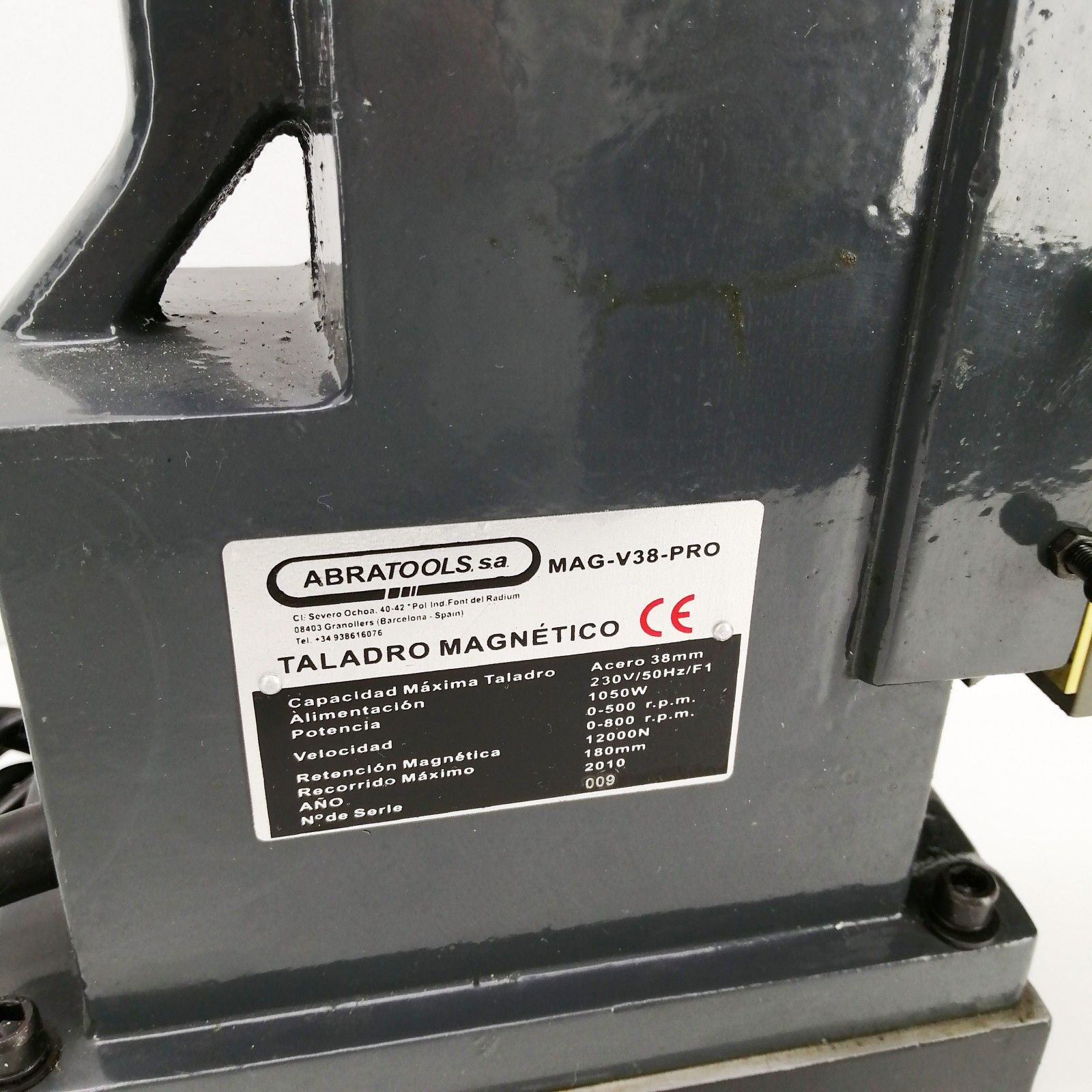 Taladro magnético Abratools Mag-V38-Pro con portabrocas extra de ...