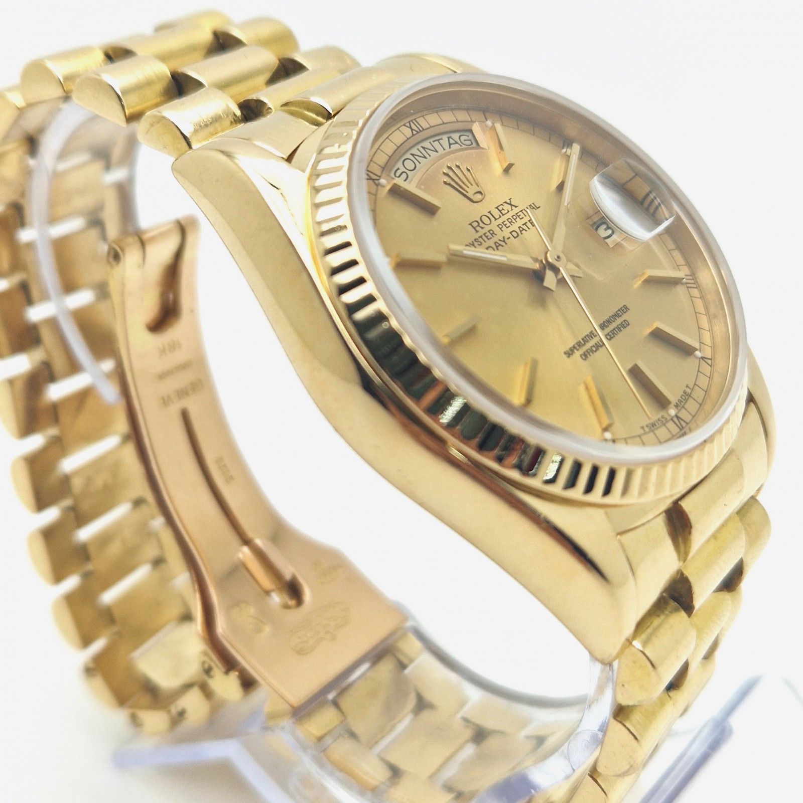 Reloj automático Rolex Oyster Perpetual Day-Date 36mm oro 18kt de ...