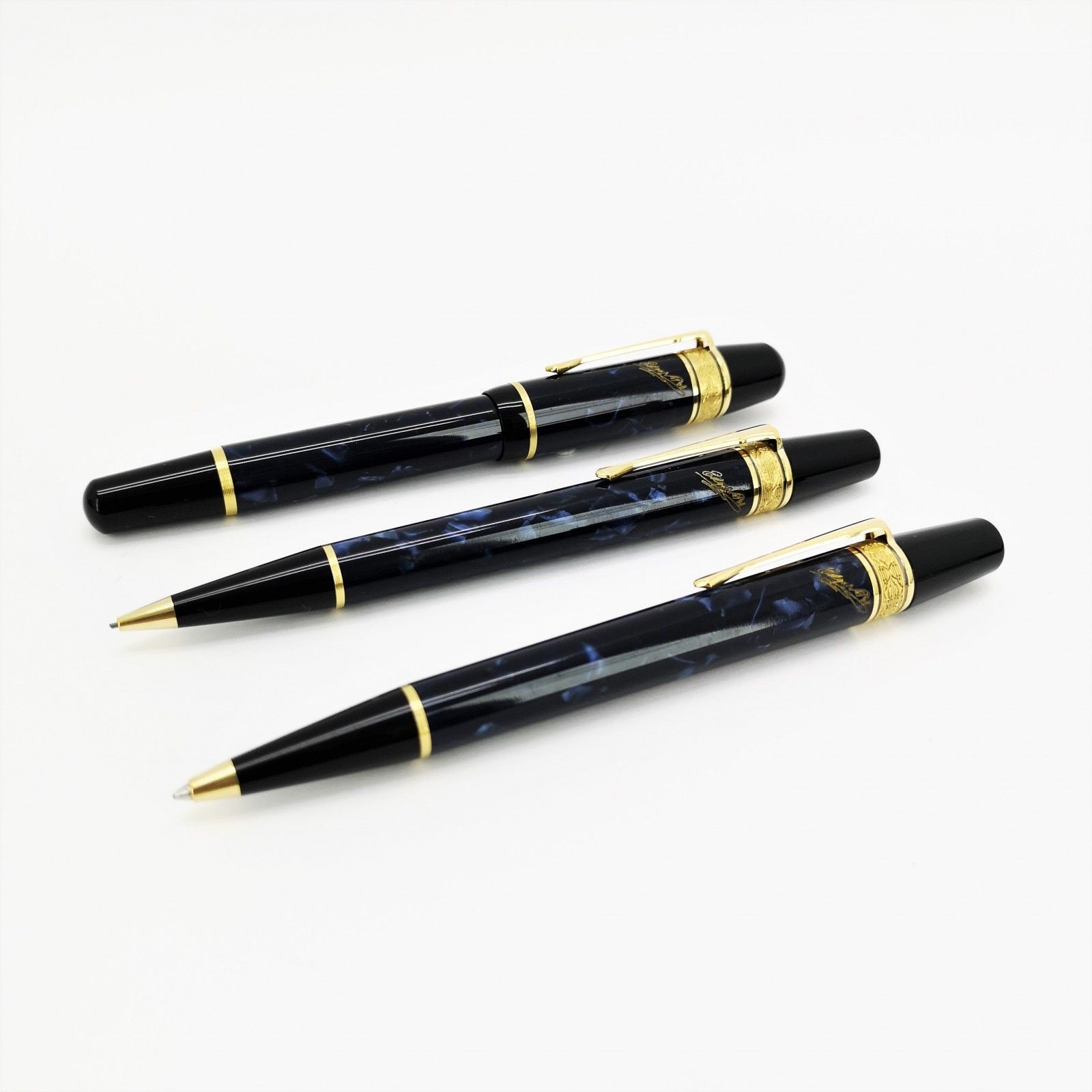 Set MONTBLANC pluma estilográfica, bolígrafo y portaminas Edición ...