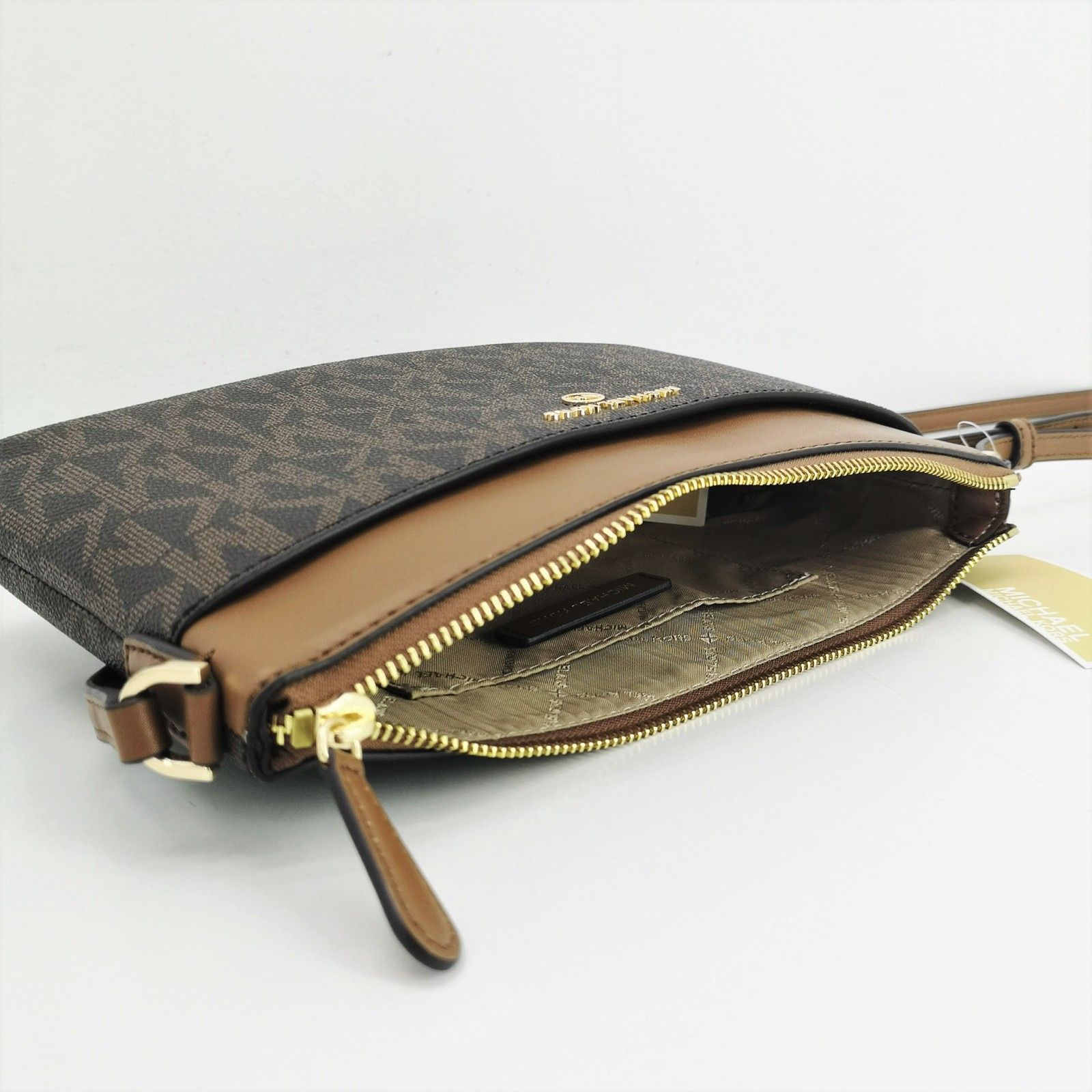 Bolso bandolera MICHAEL KORS Jet Set Charm Signature en Lona y piel