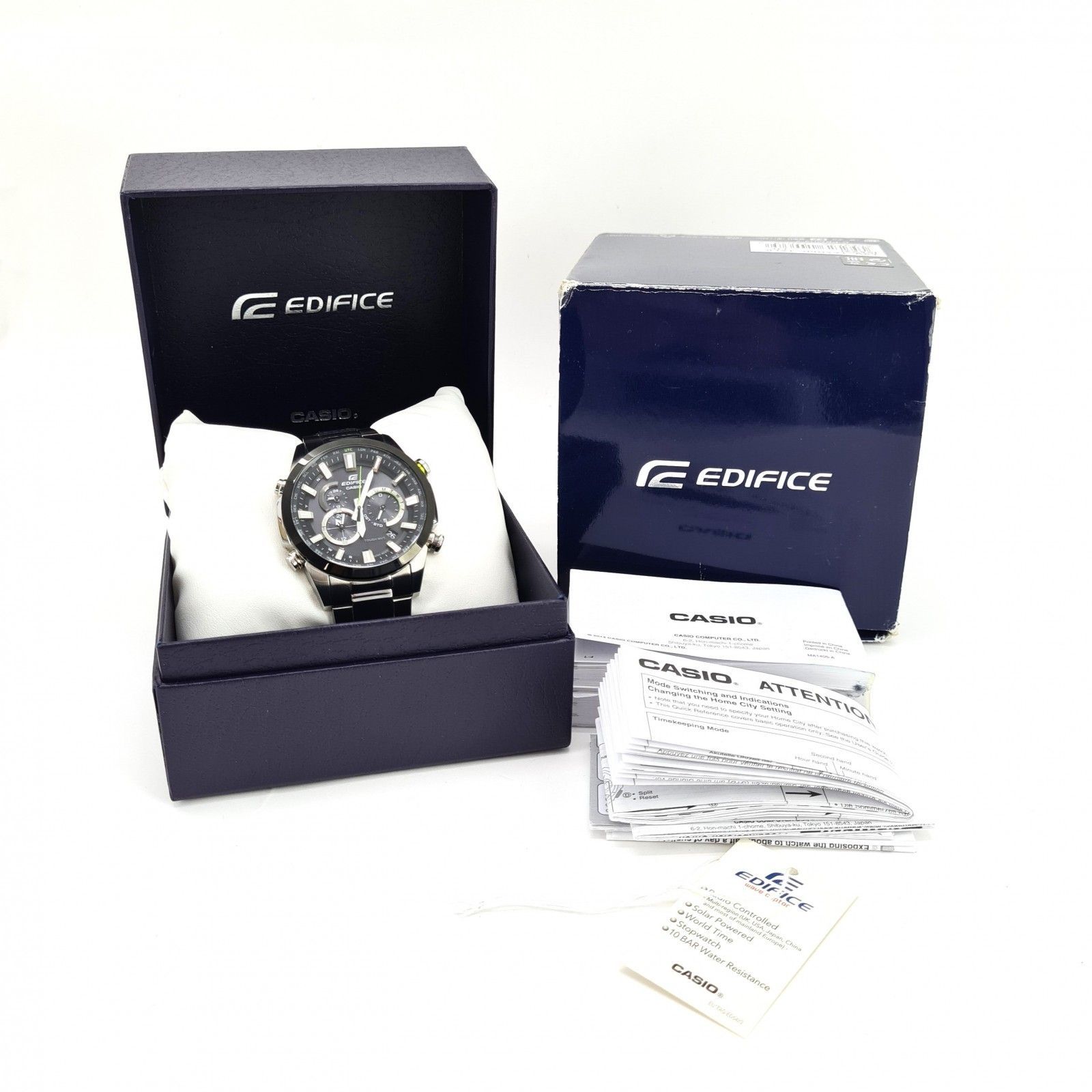 Reloj CASIO 5423 Edifice EQW-T640 Cuarzo con caja y documentación