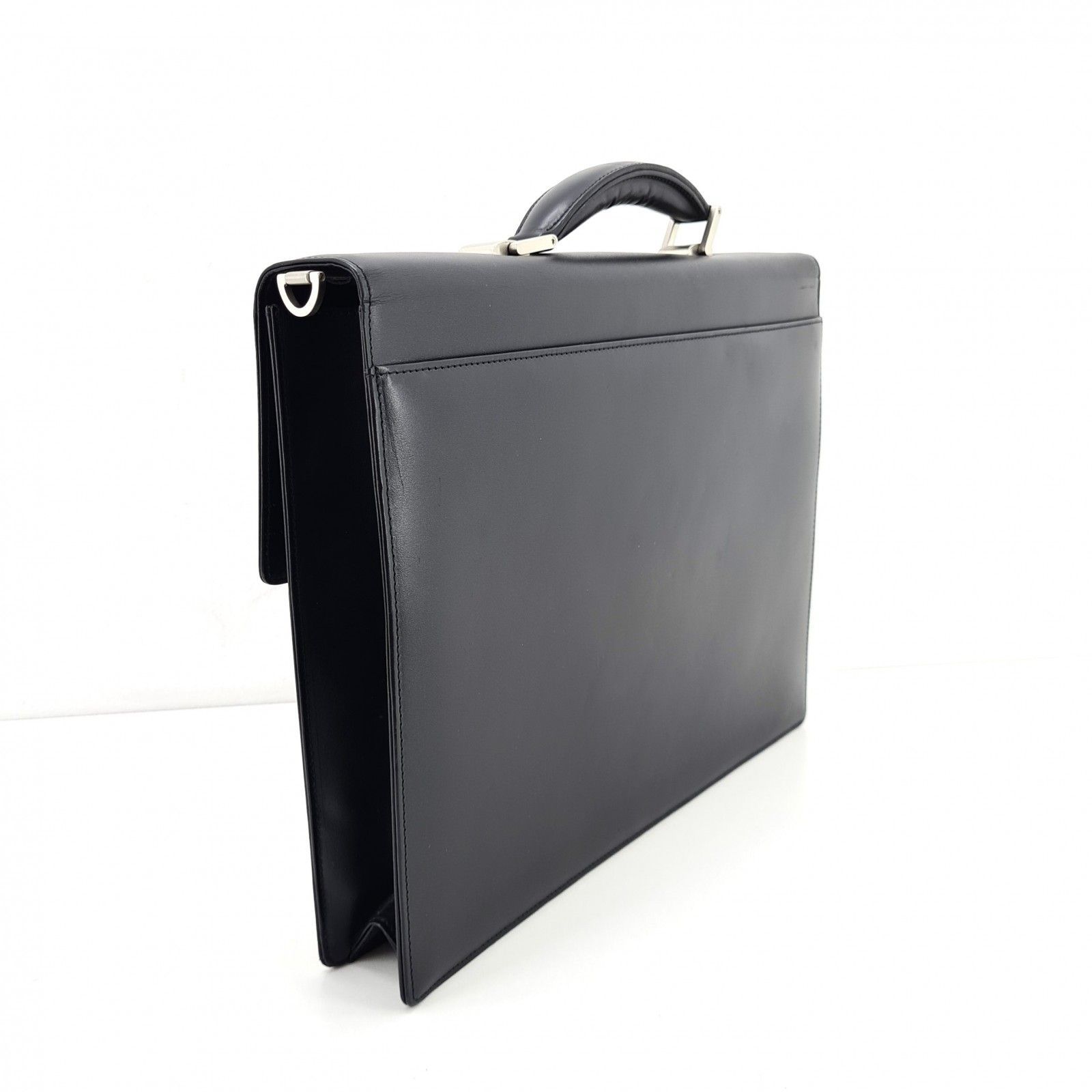 Maletin portadocumentos MONTBLANC de piel de becerro con tarjetas de ...