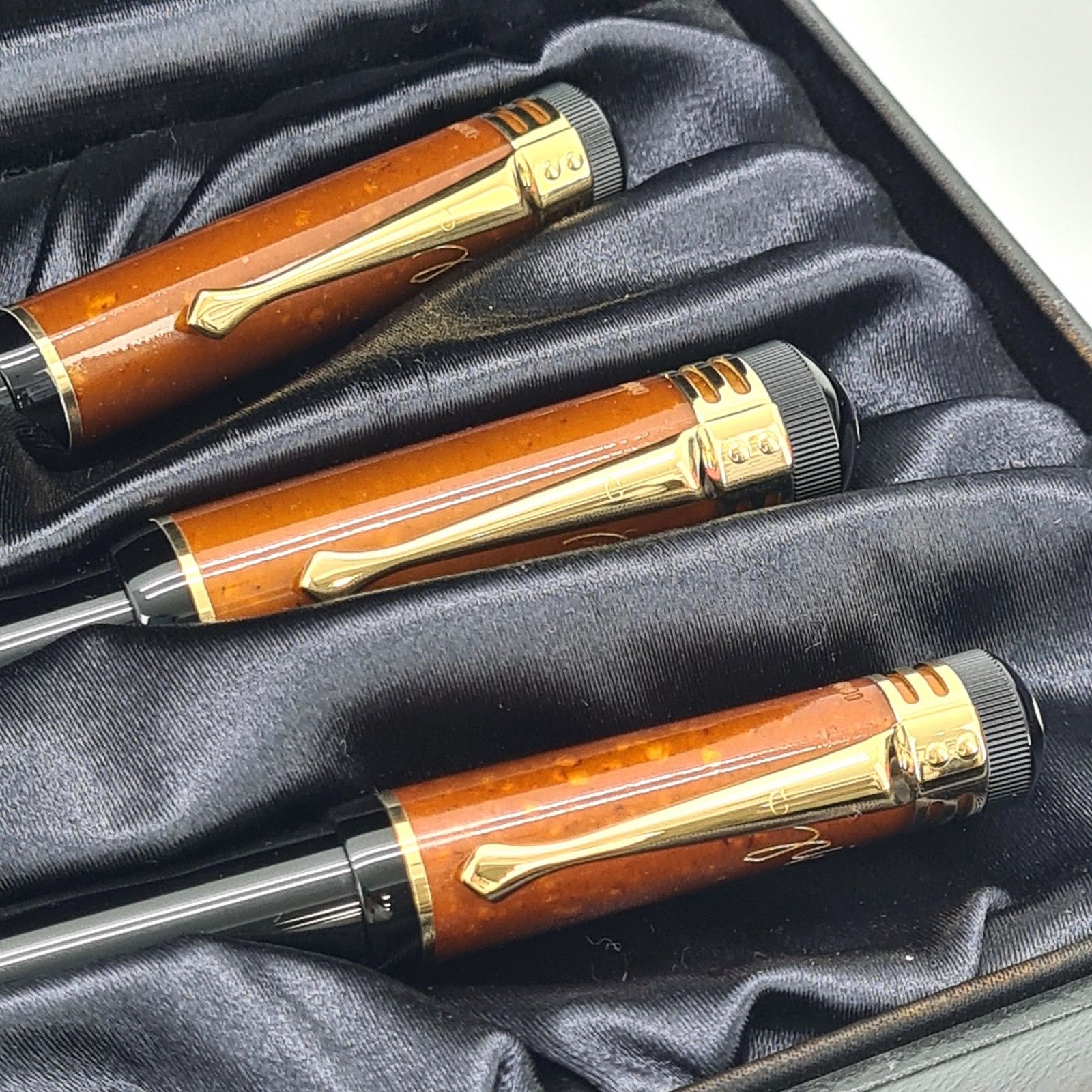 Set 3 piezas MONTBLANC Friedrich Schiller Edición Limitada Escritores 2000