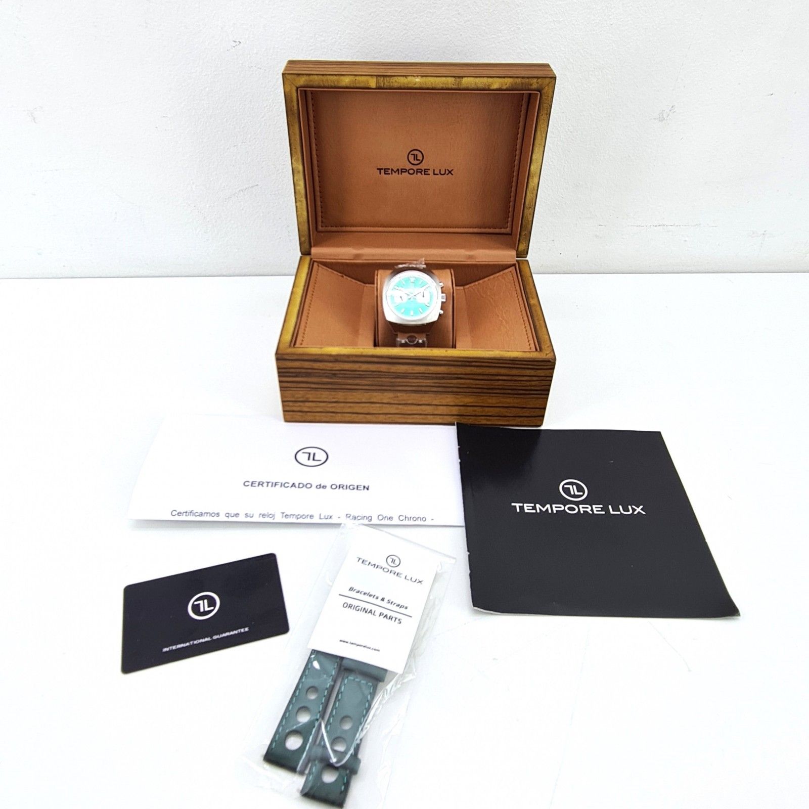 Reloj TEMPORE LUX Racing One Chrono con caja y documentación nuevo desprecintado